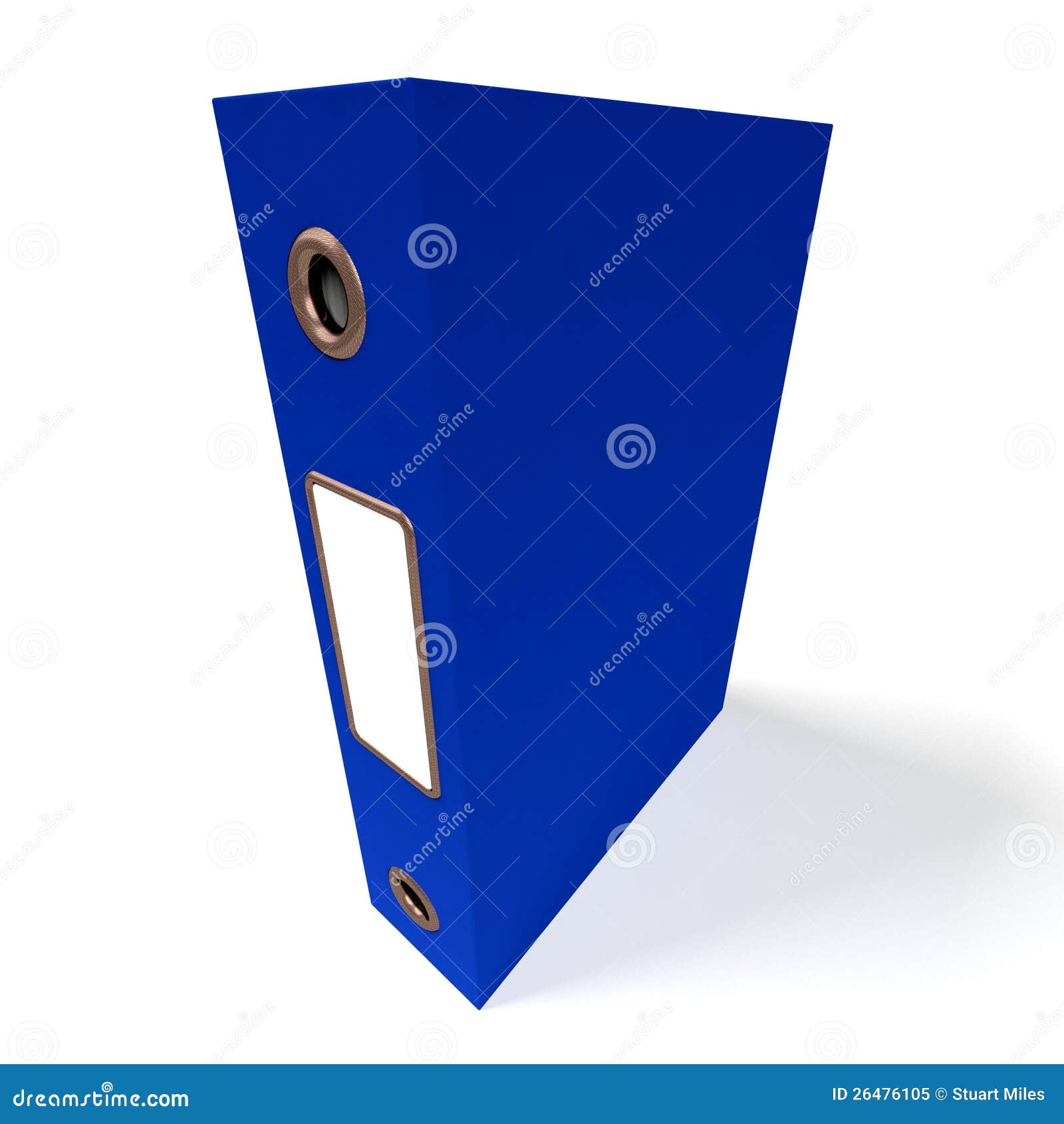 Blue File for Getting Office Organized Stock Illustration ...