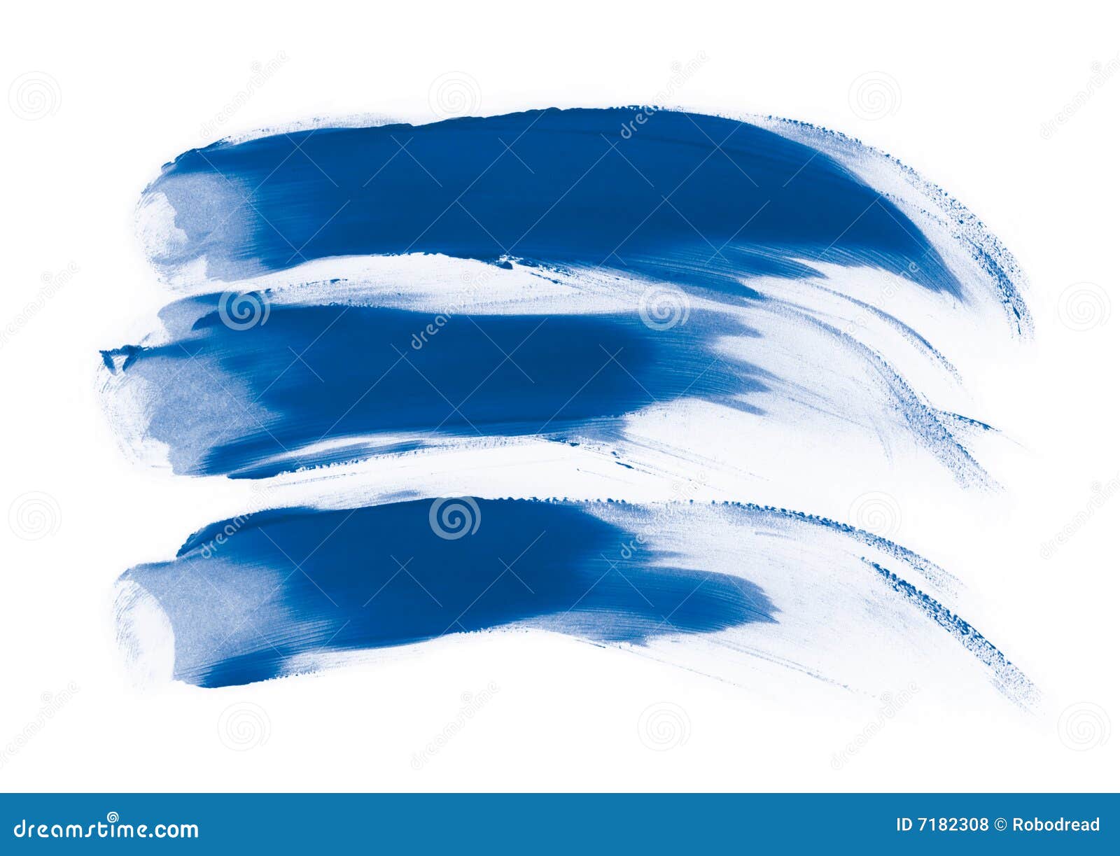 Blue fingerpaint stock illustration. Illustration of colors - 7182308