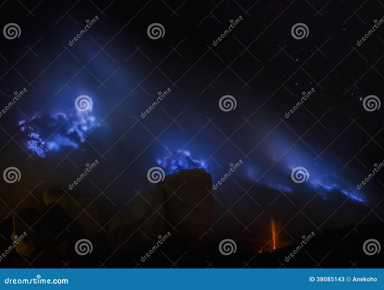Blue fire stock image. Image of natural, stream, color - 38085143