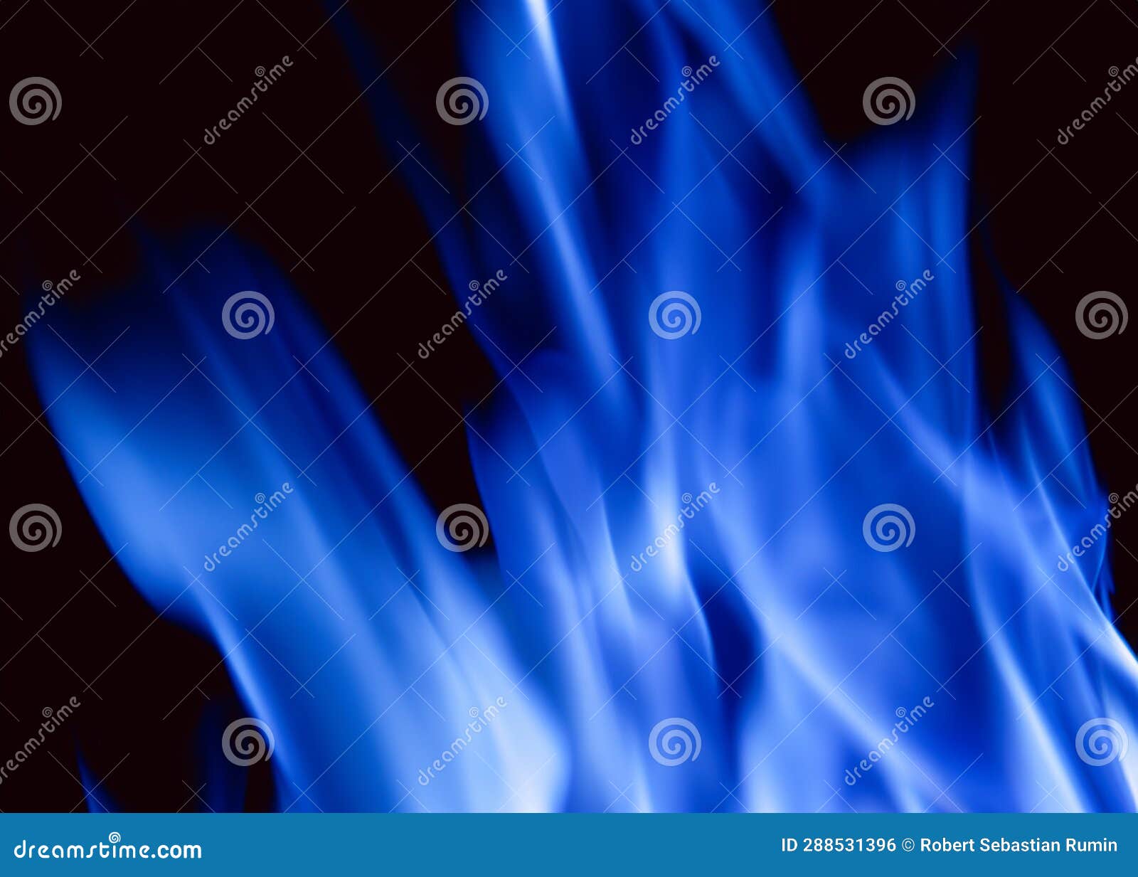 Blue fire stock photo. Image of lighting, azure, flame - 288531396