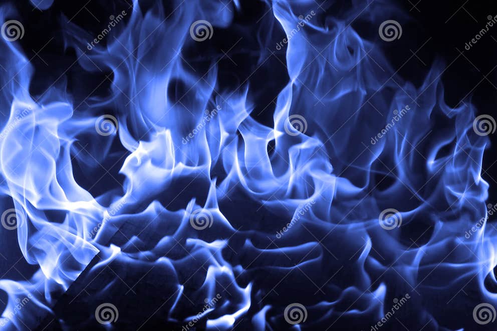 Blue fire stock photo. Image of energy, fuel, fluid, bonfire - 29727448