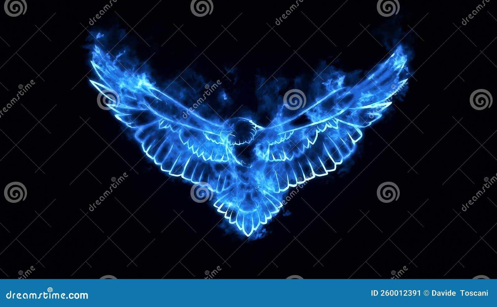 Blue Fire Eagle