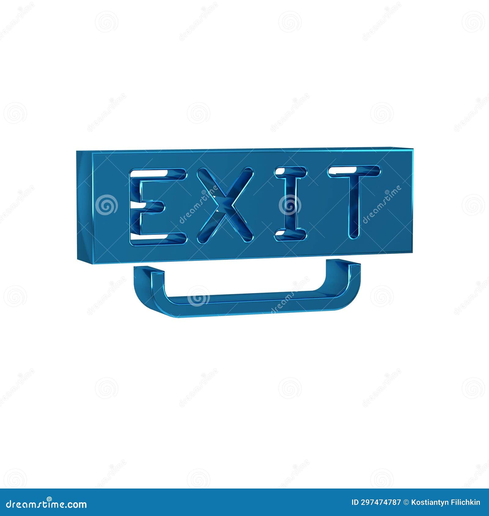 Exit Transparent Icon. Exit Symbol Design From Hotel Collection. Vector ...