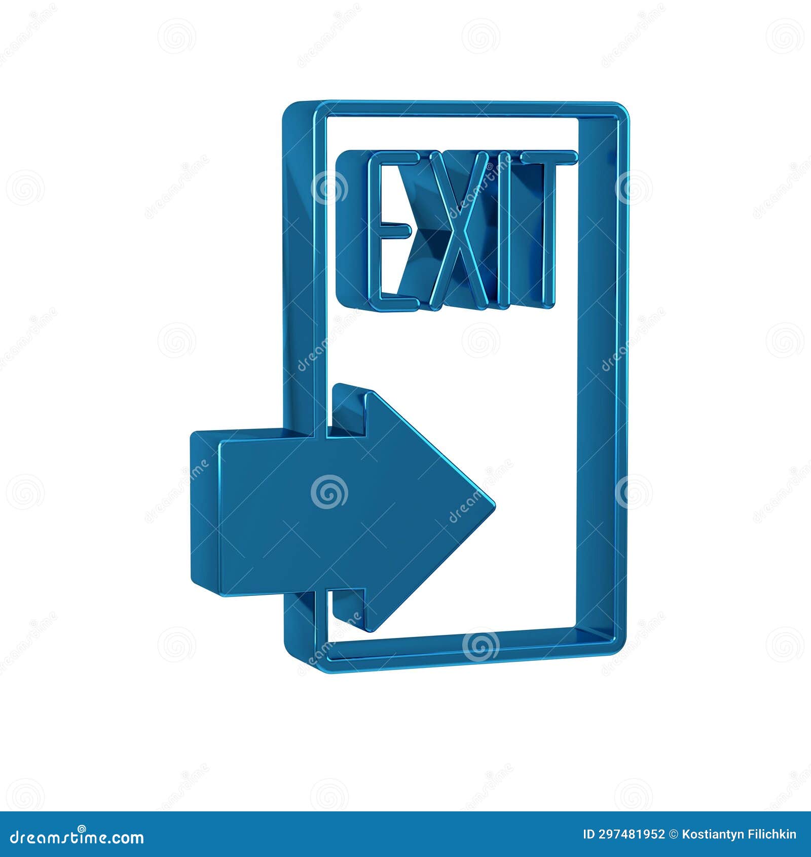 Exit Transparent Icon. Exit Symbol Design From Hotel Collection. Vector ...