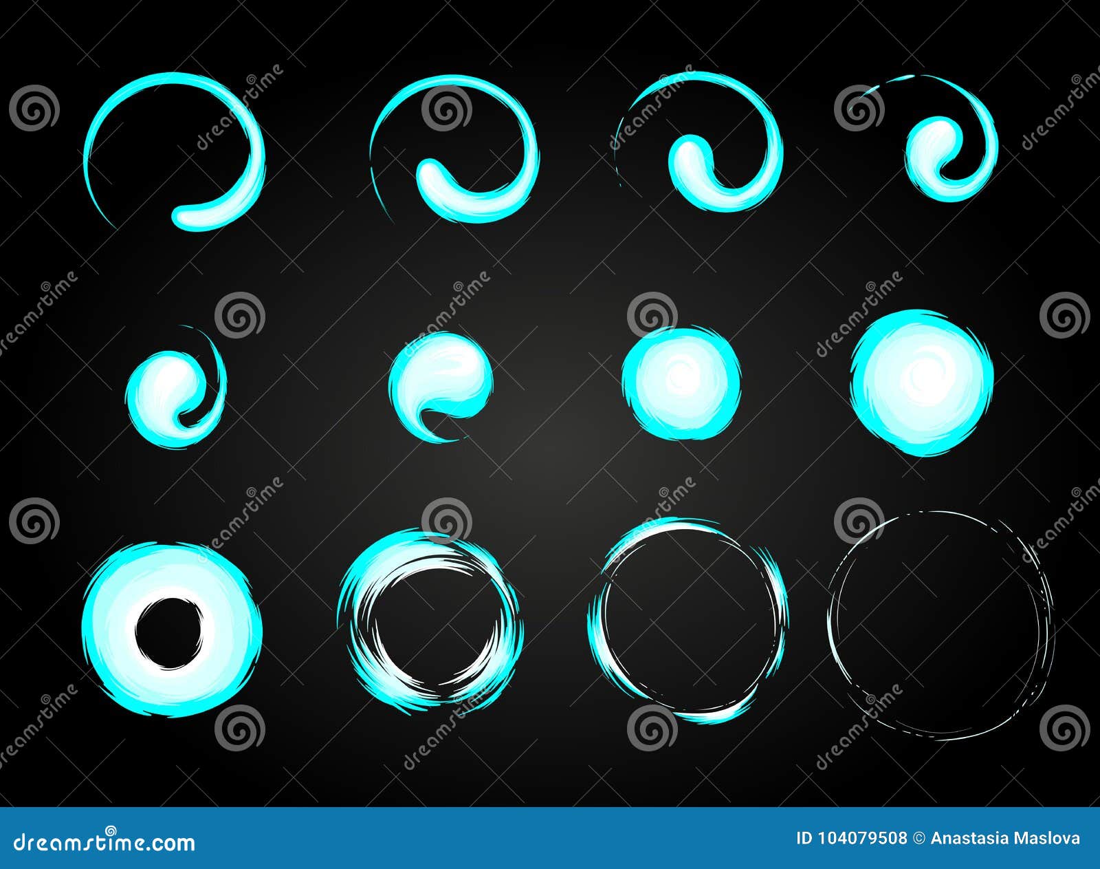 Blue Fire Explosion Special Effect Fx Animation Frames Sprite Sheet ...