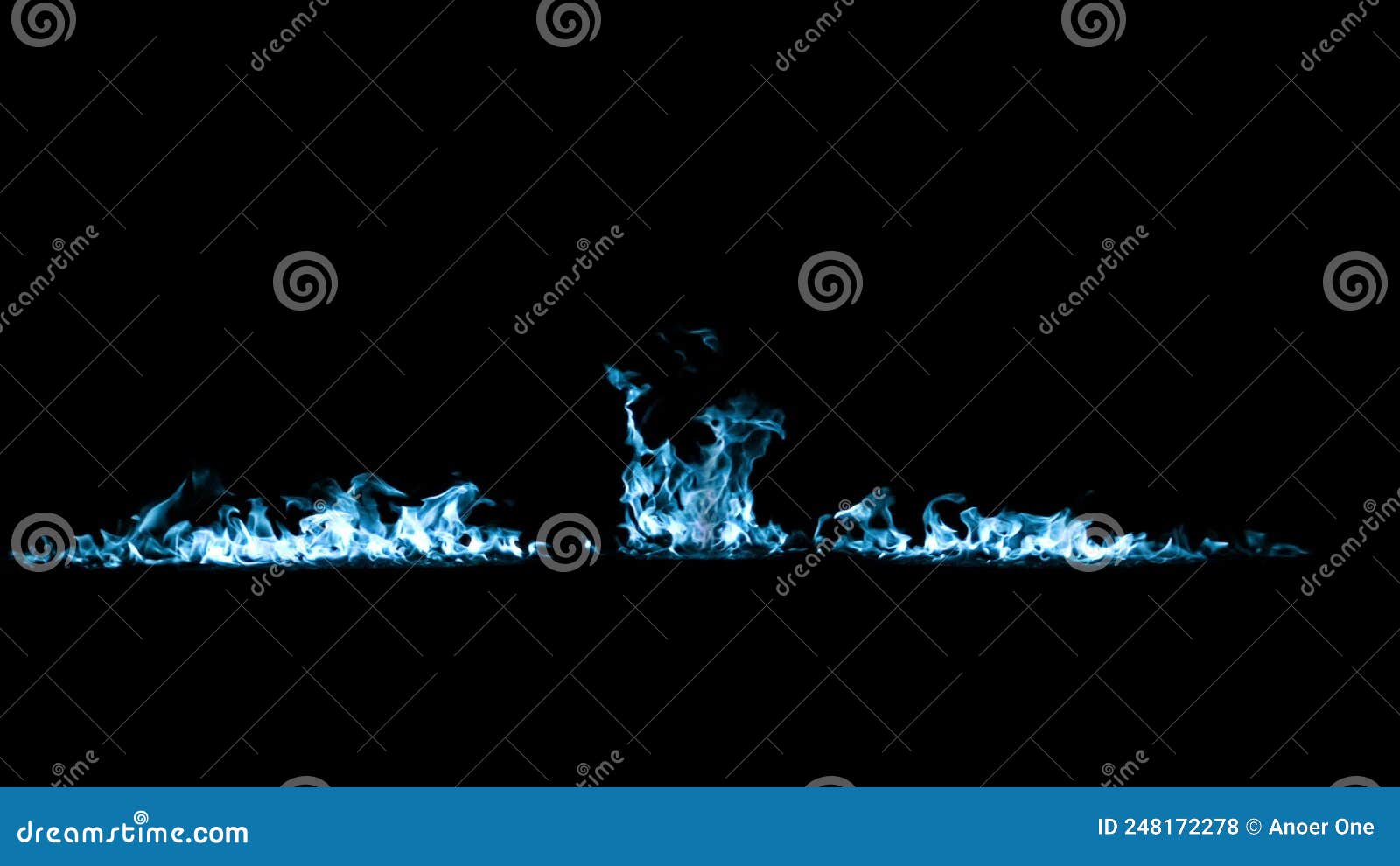 Blue Fire Flame Loop Animation Stock Footage - Video of flame, shine ...