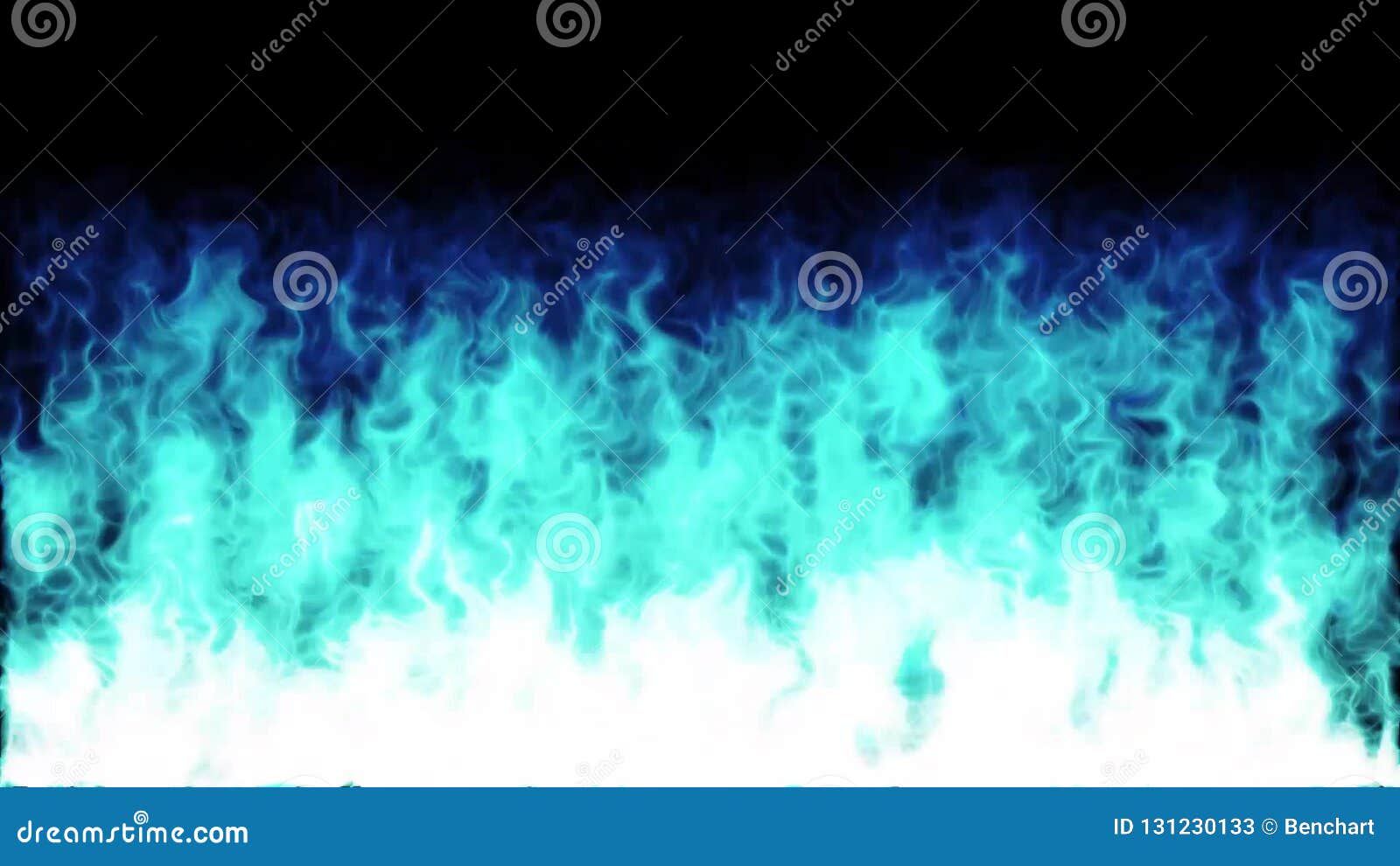 Blue Fire and Flames Igniting and Burning Stock Video - Video of ...