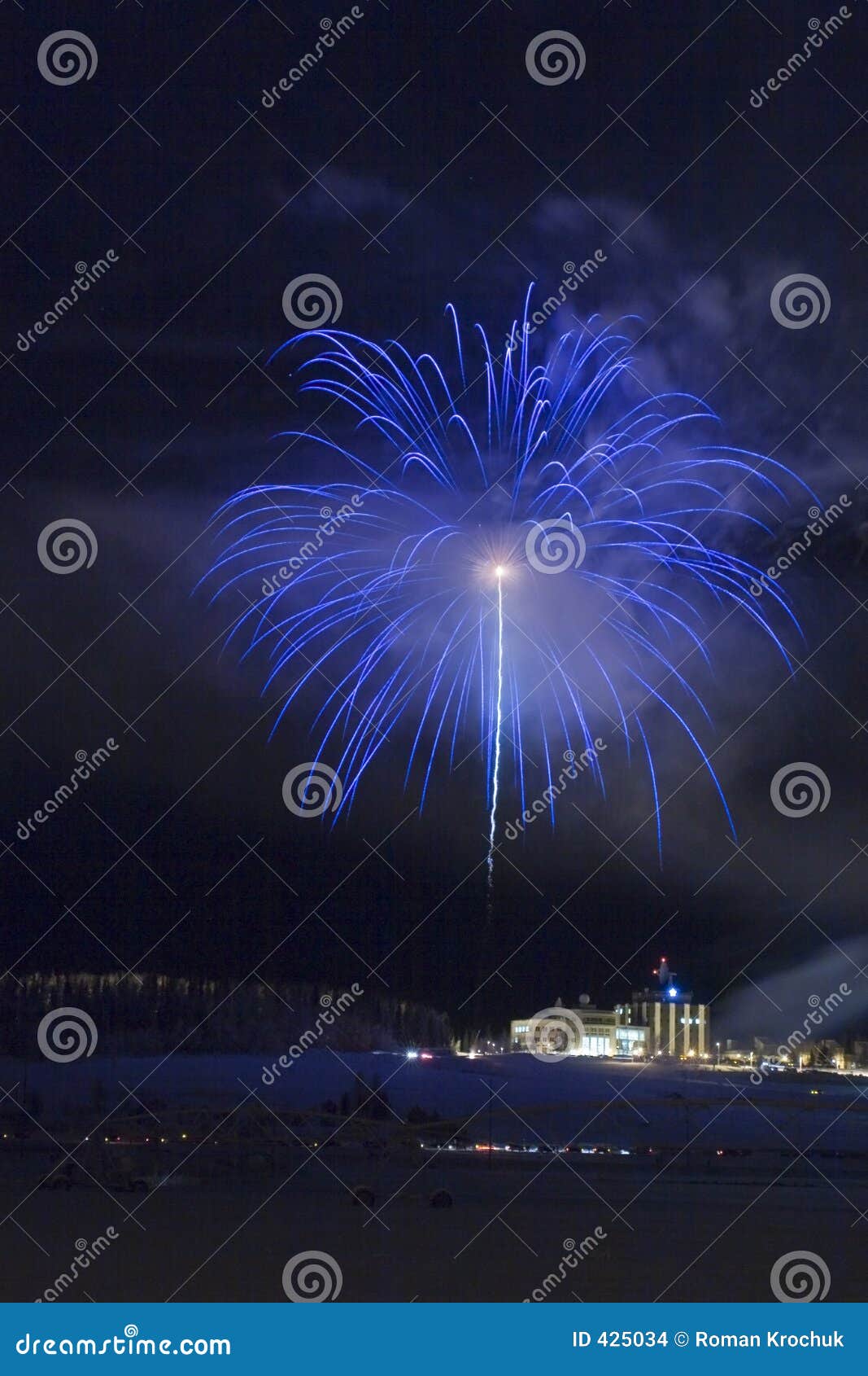 Blue fireball stock photo. Image of winter, happening, christmas - 425034