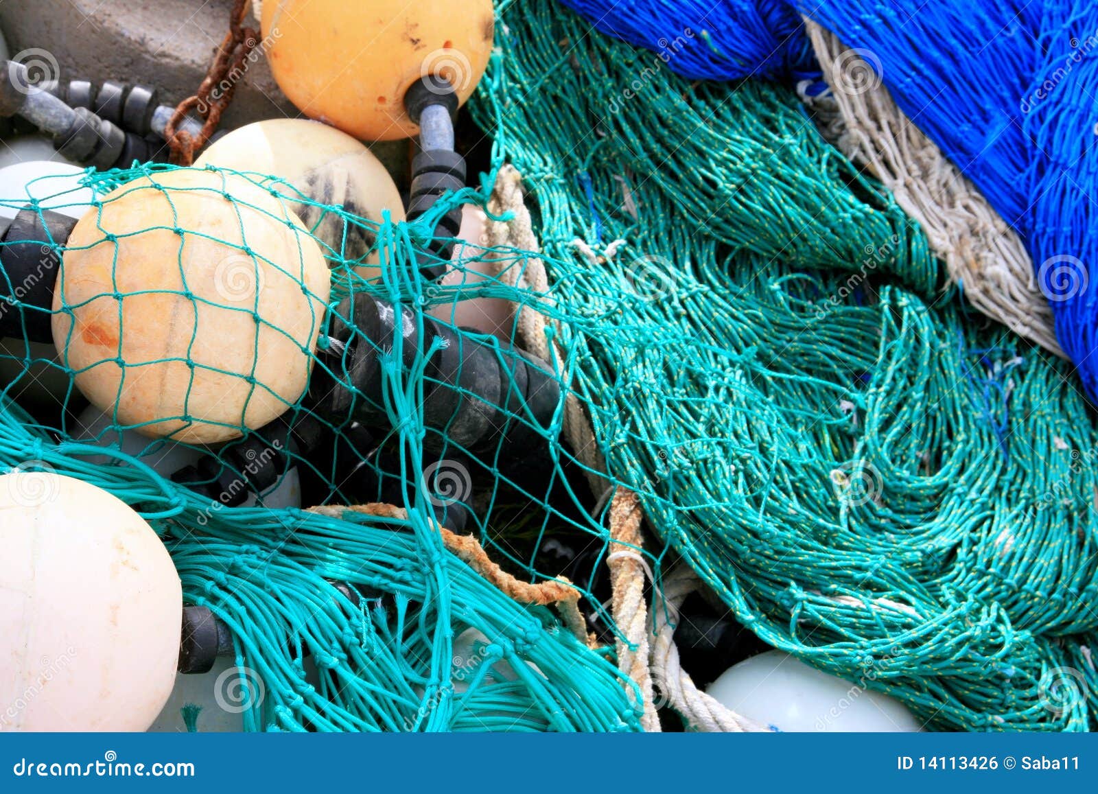 Blue fish net background stock photo. Image of gear, cable - 14113426
