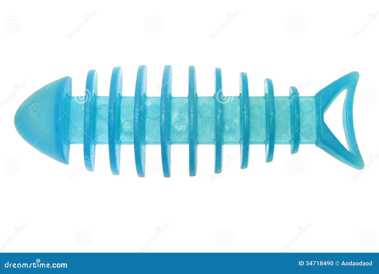 Blue fish plastic stock photo. Image of insert, storage - 34718490