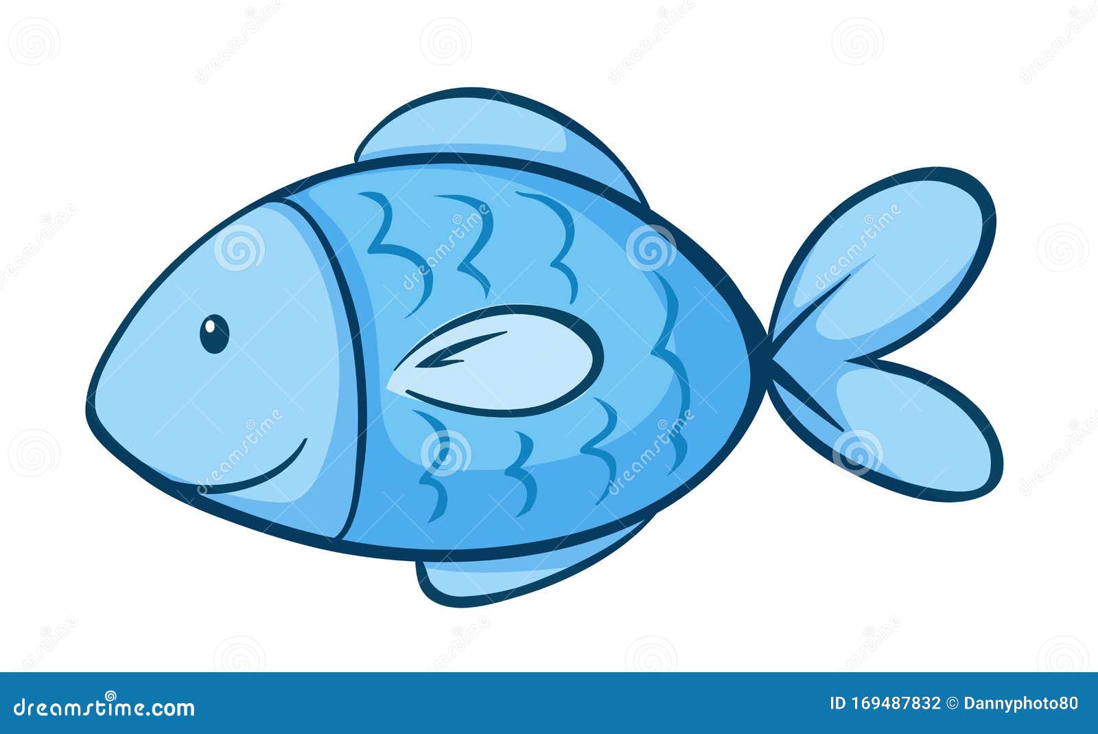 Blue Fish Clipart