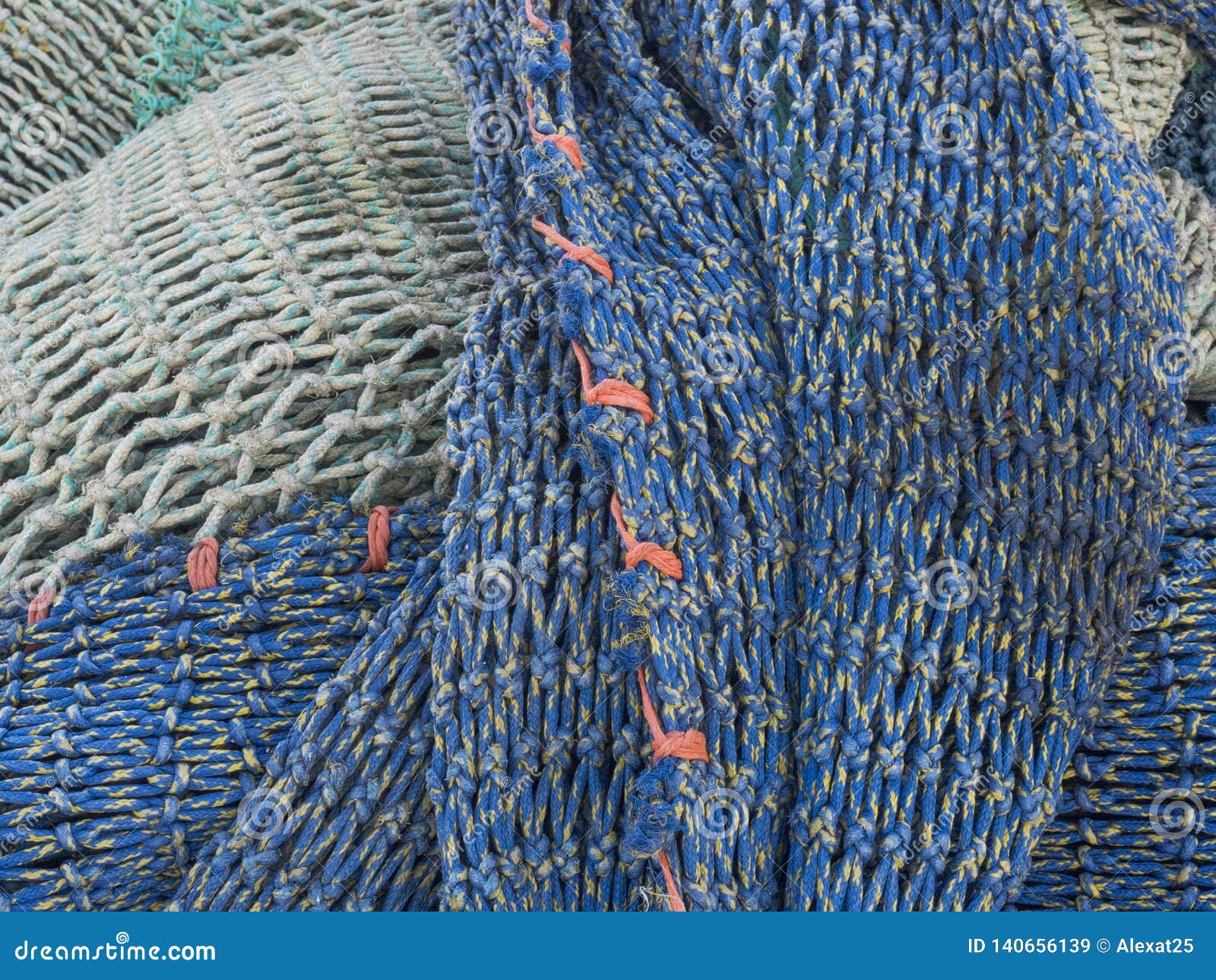 Blue Fishnet texture stock image. Image of green, nets - 140656139