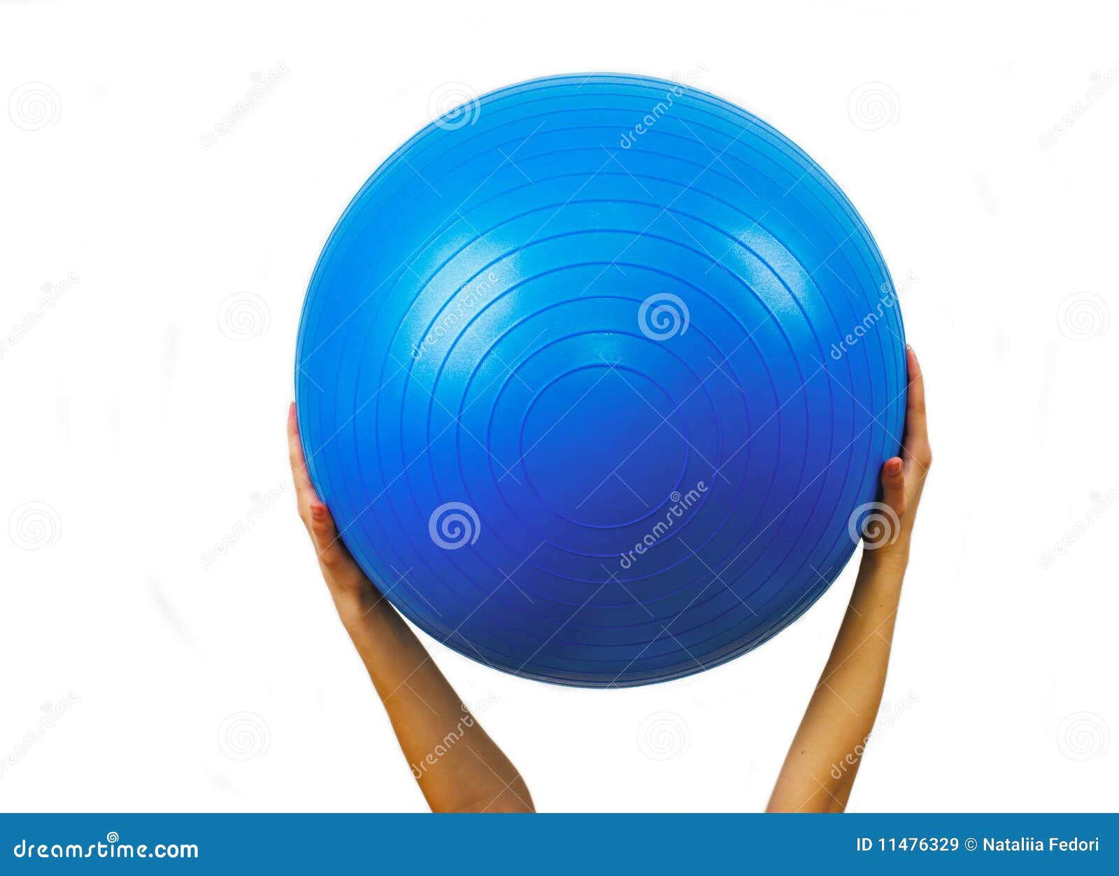 Blue fitball stock image. Image of activity, equipment - 11476329