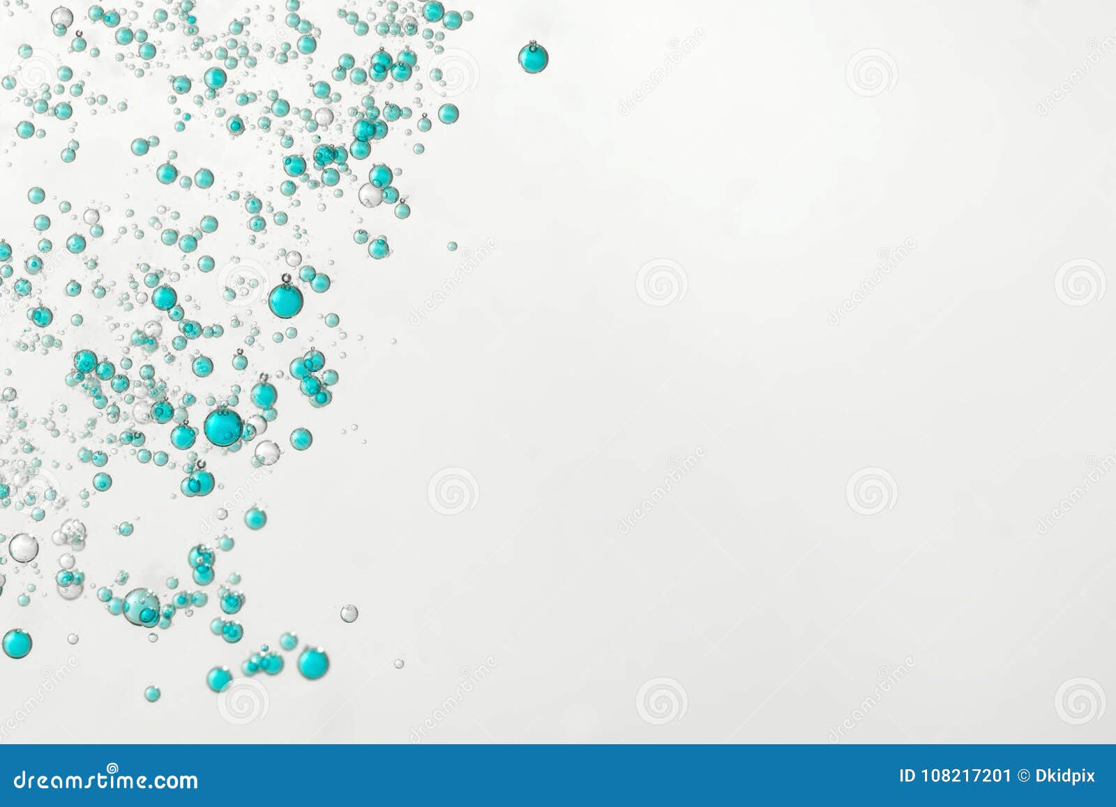 BLue fizz bubbles stock illustration. Illustration of detail - 108217201