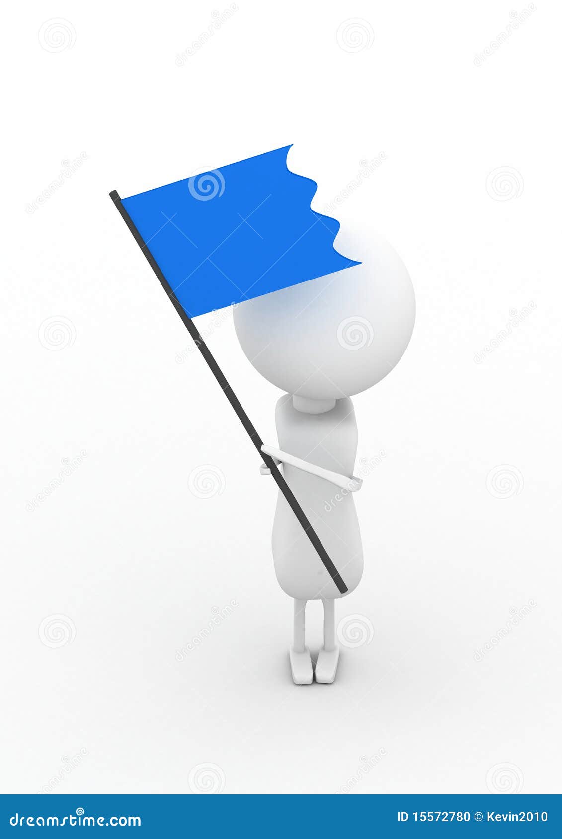 Blue Flag stock illustration. Illustration of graphic - 15572780