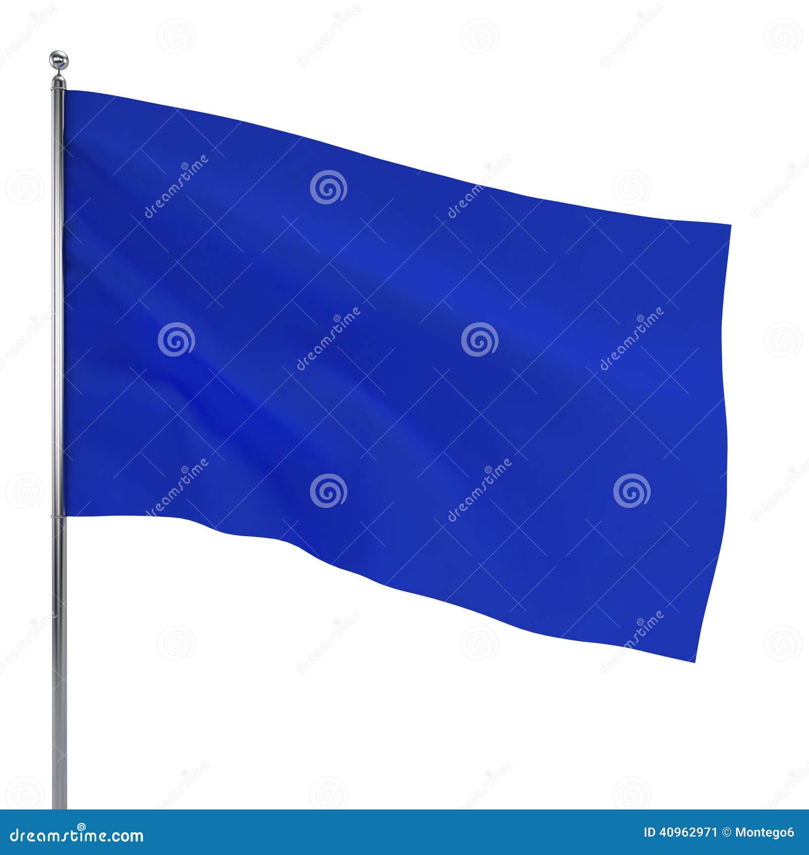 Blue flag stock illustration. Illustration of object - 40962971