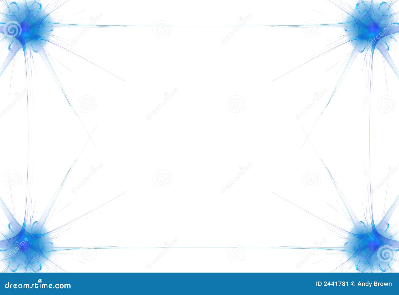 Blue Flame Border stock illustration. Illustration of composition - 2441781