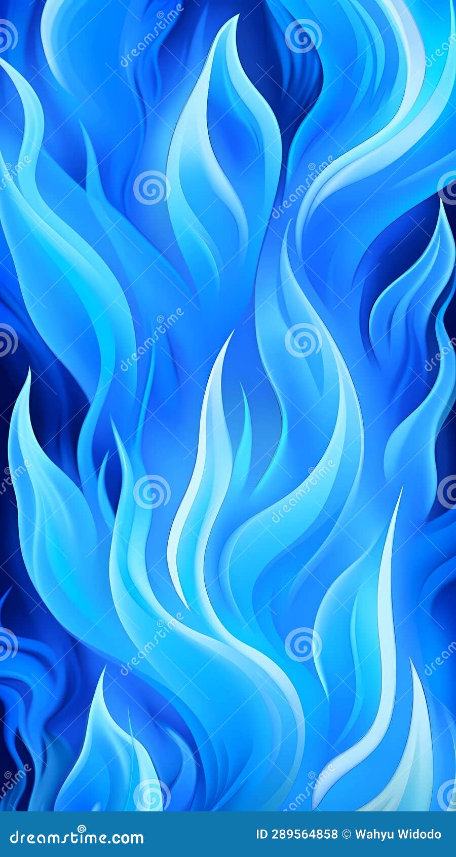 Blue Flame Pattern Texture Illustration Background Ai Generated Stock ...