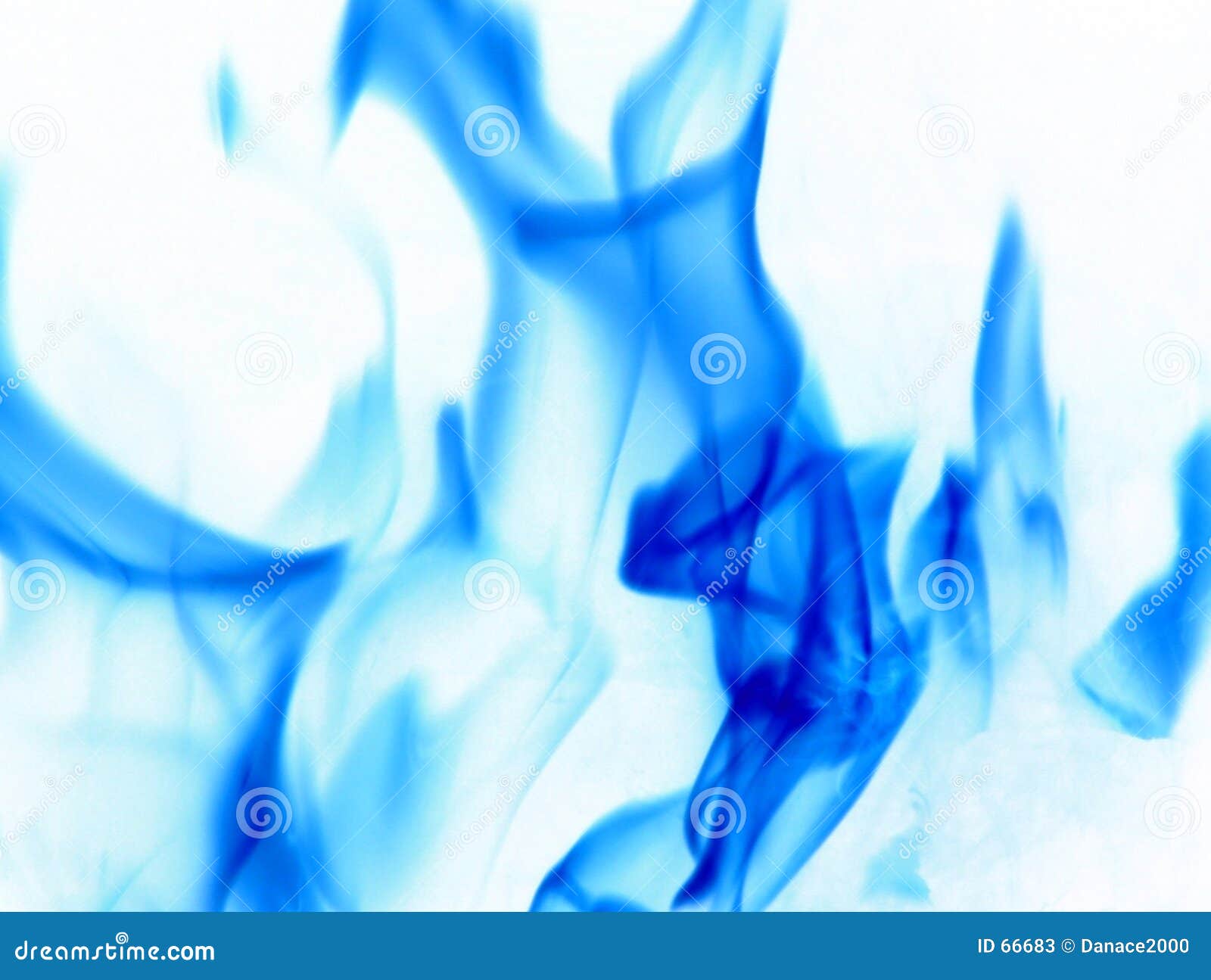 Blue flames stock illustration. Illustration of lick, heat - 66683