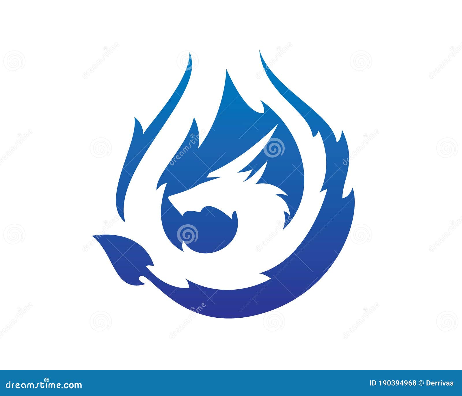 Blue Flaming Skulls Royalty-Free Stock Photography | CartoonDealer.com ...