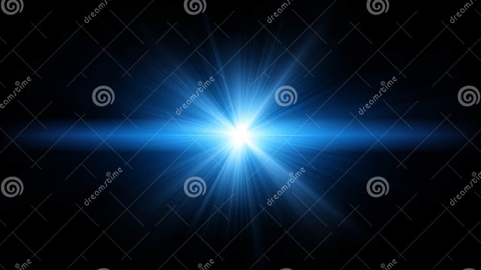 Blue flare stock photo. Image of flare, bright, blue - 12527042