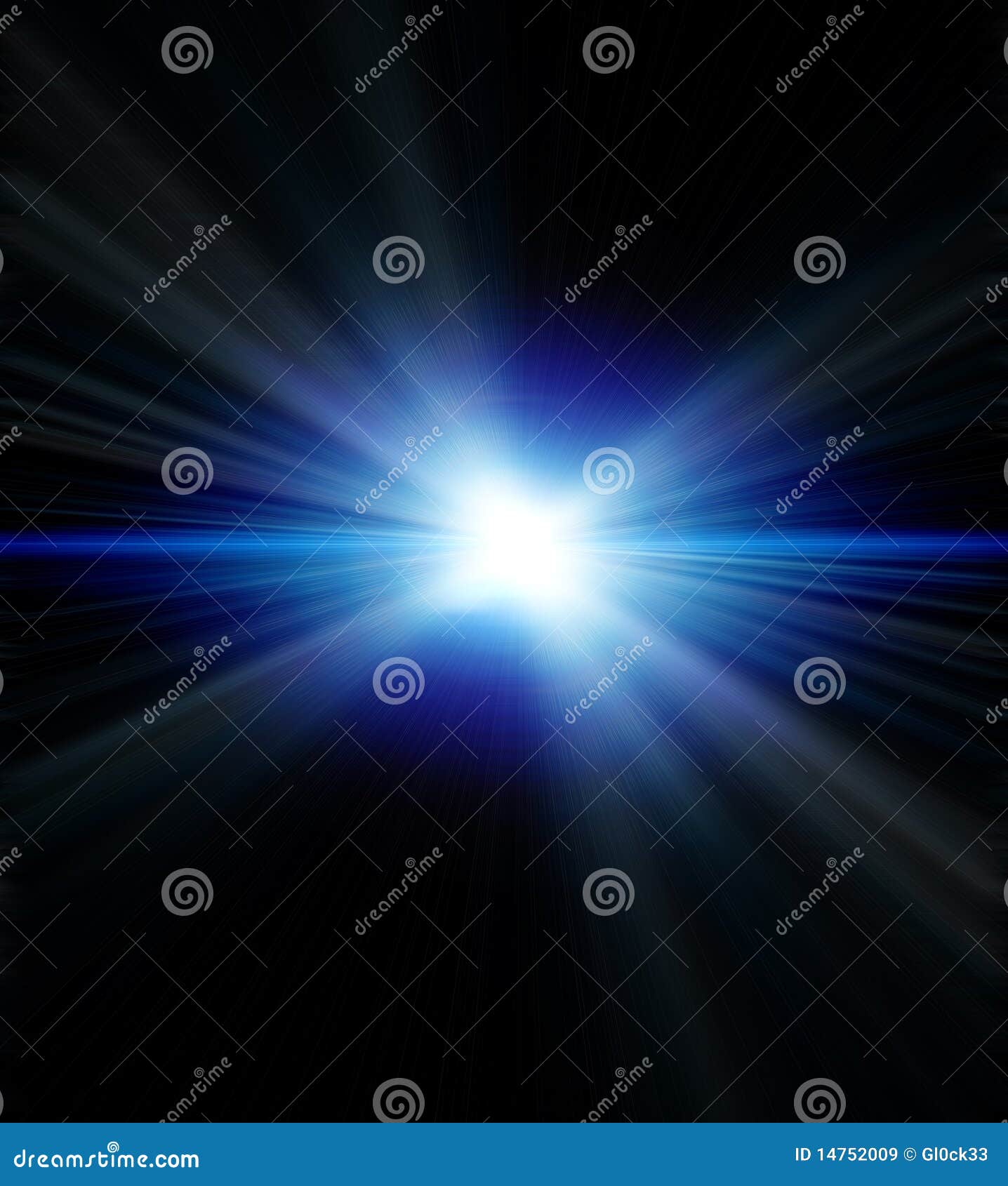 Blue Flare Texture Refraction 3d Background Illustration ...