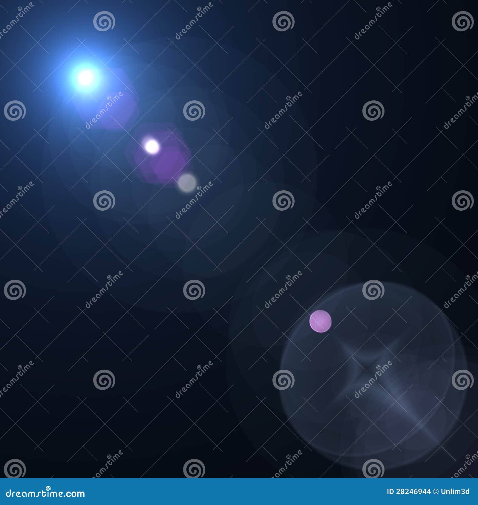 Blue flare stock vector. Illustration of blue, bright - 28246944