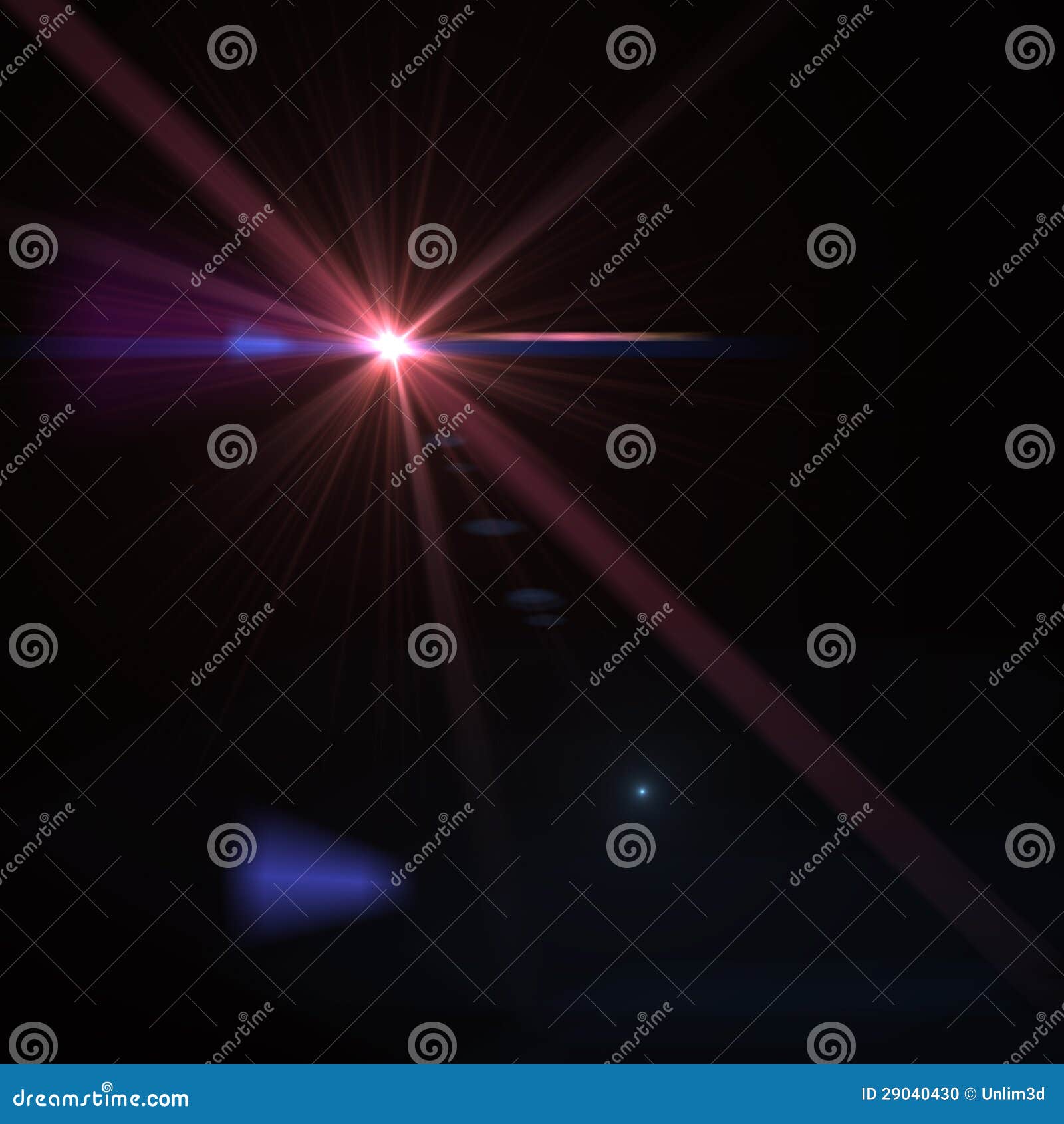 Blue flare stock vector. Illustration of banner, beam - 29040430