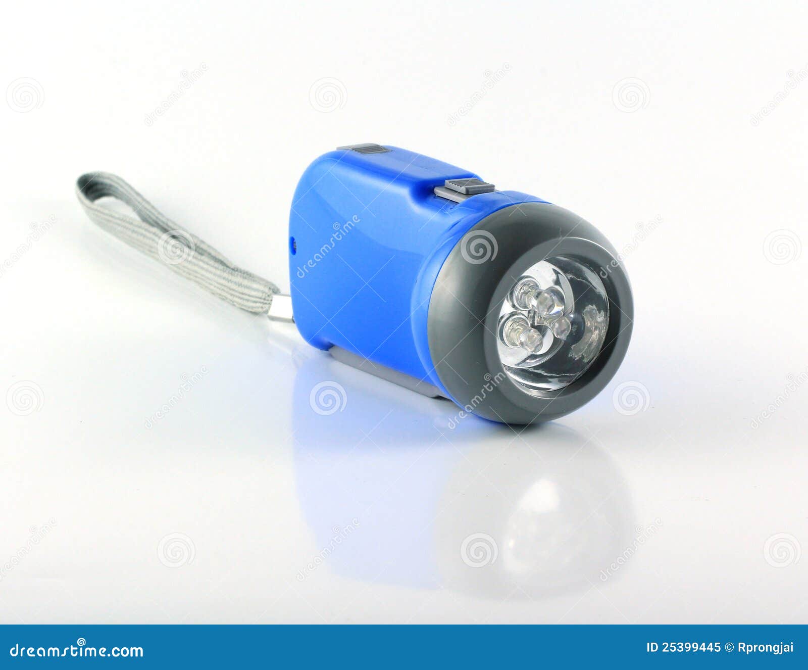 Blue Flash Light stock image. Image of hand, colored - 25399445