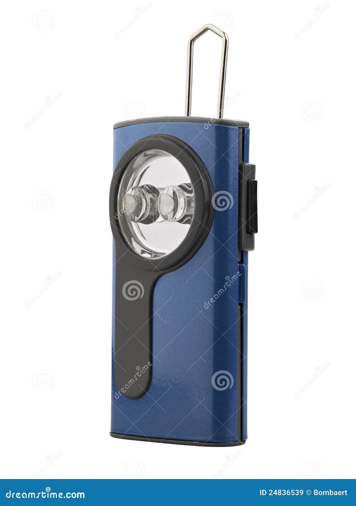 Blue Flash Light isolated stock image. Image of isolated - 24836539