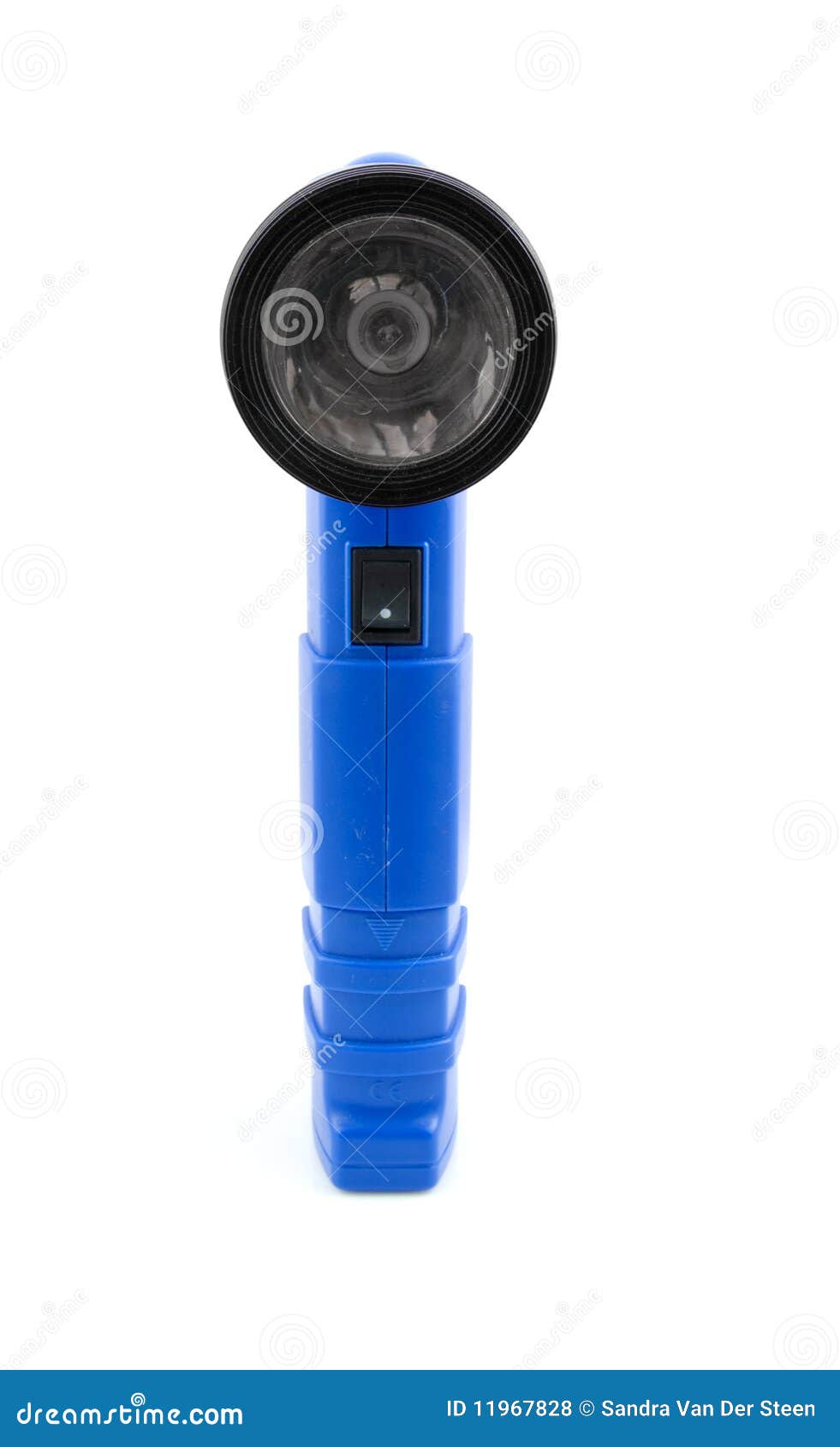 Blue flashlight stock photo. Image of single, outfit - 11967828