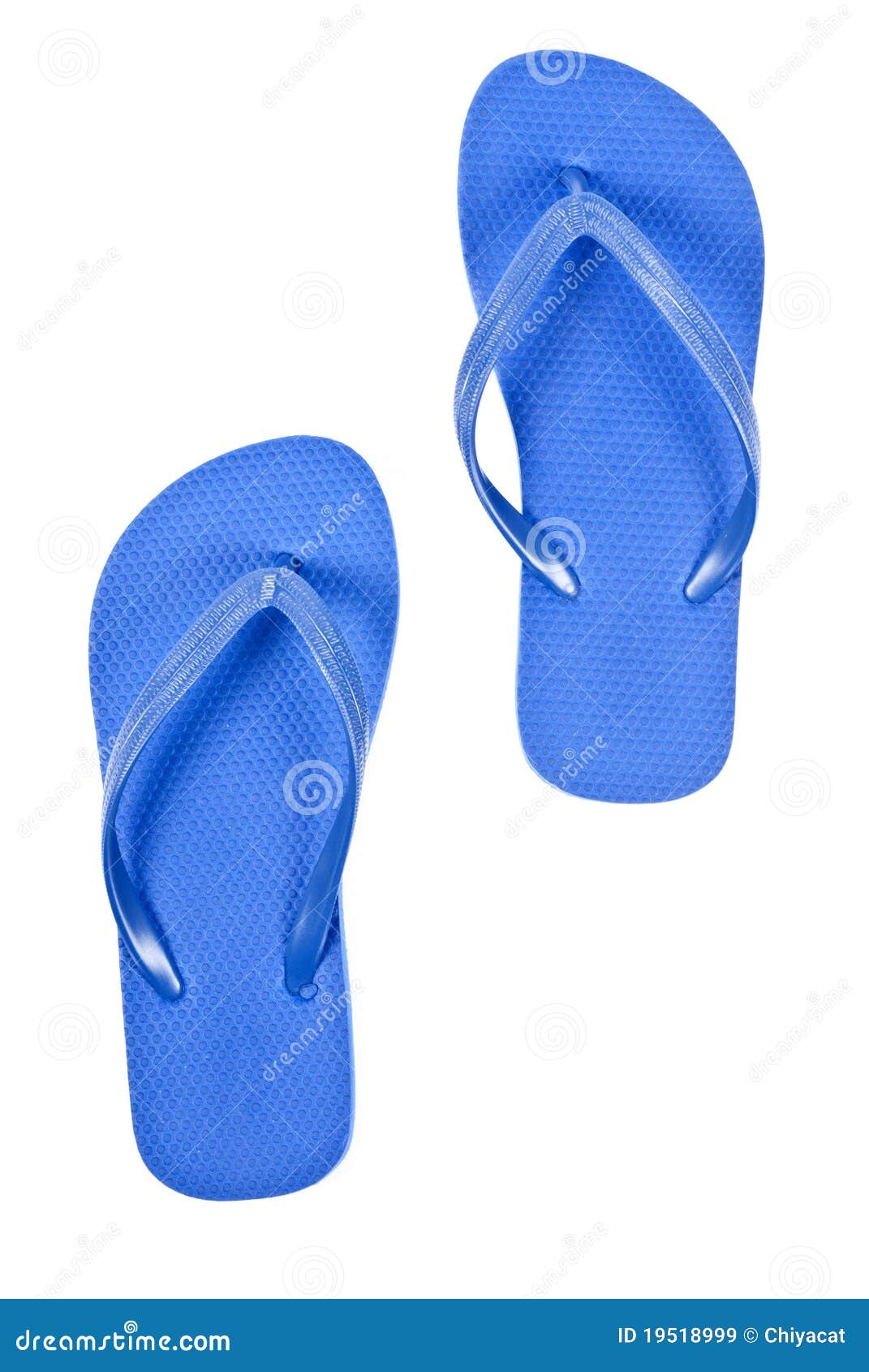 Blue Flip Flops stock image. Image of blue, flip, plastic - 19518999