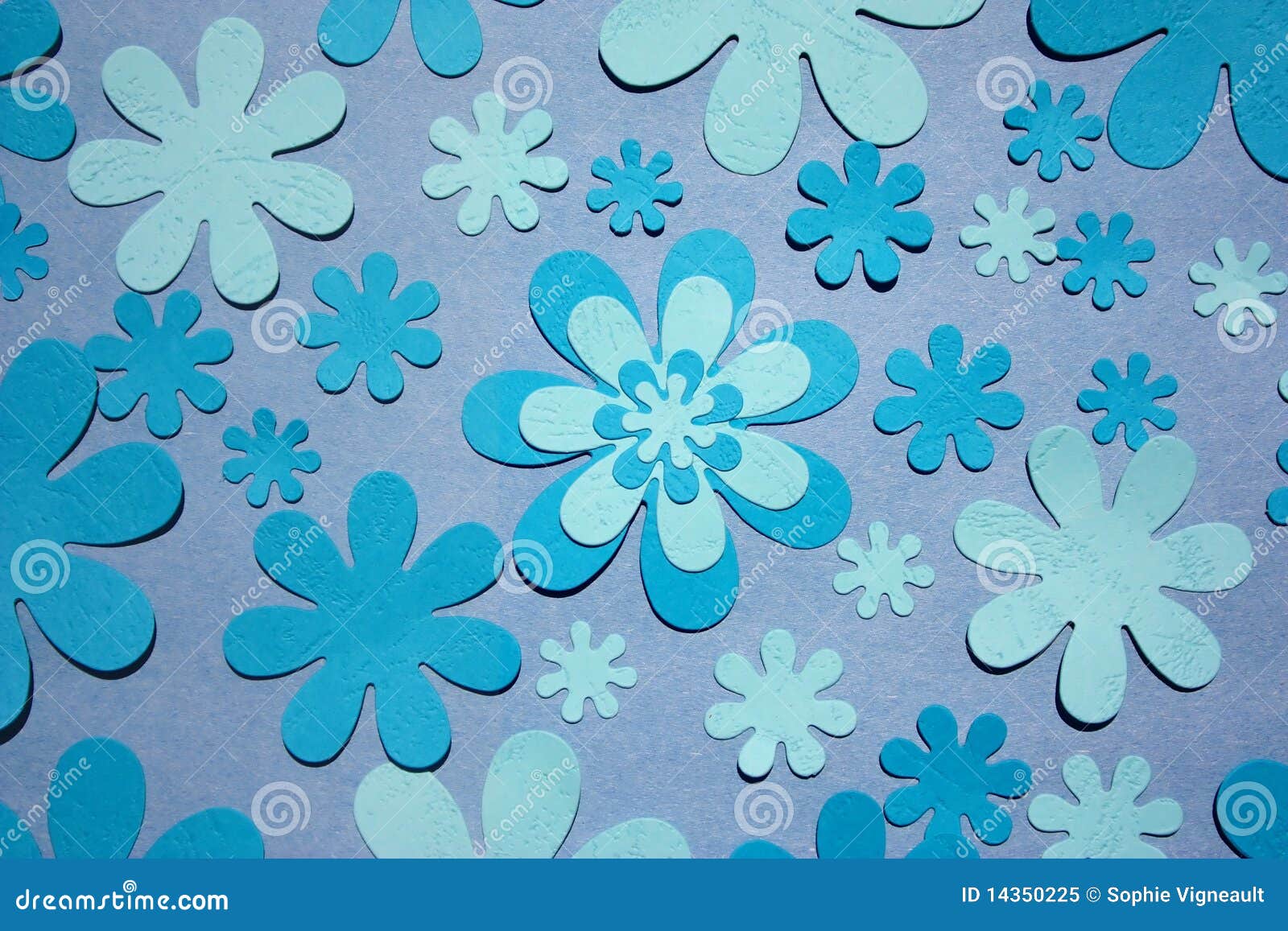 Blue Floral pattern stock image. Image of funky, blue - 14350225