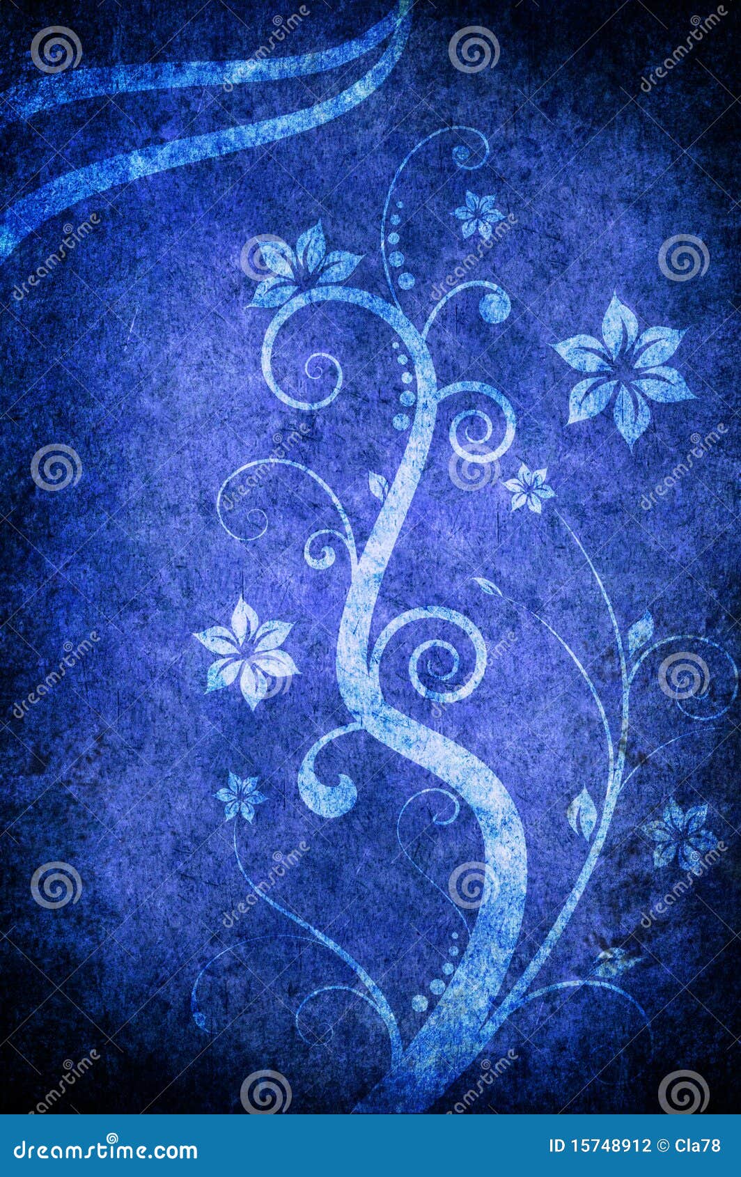 Blue Flower Texture Stock Photography - Image: 15748912