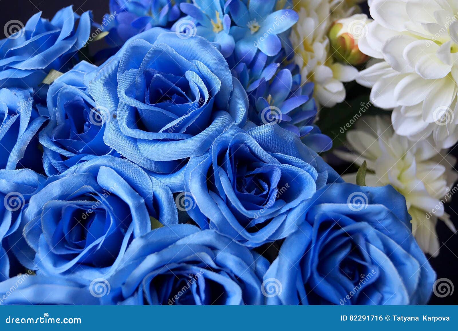 Blue flowers stock photo. Image of artificial, petal - 82291716