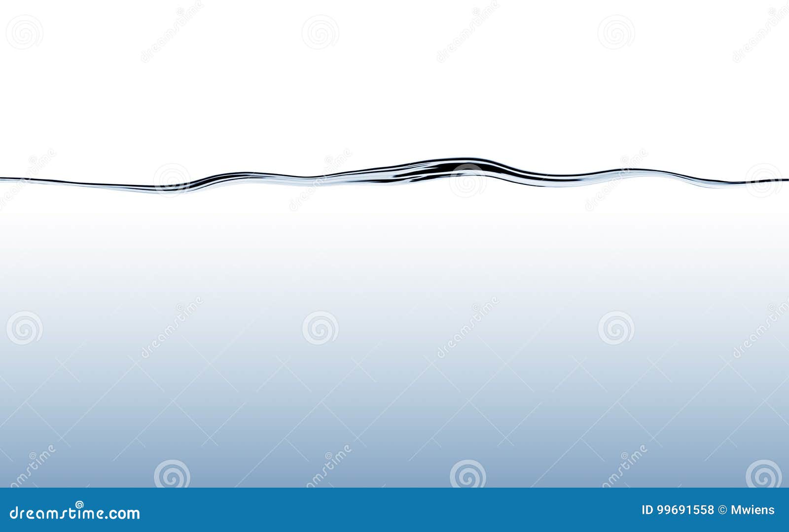 Blue Flowing Water Wave with Deep Water Gradient Stock Photo - Image of ...