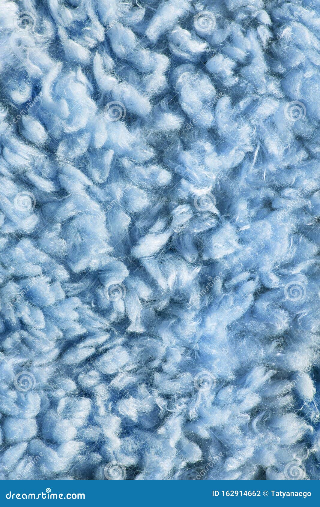 Blue fluffy wool texture stock photo. Image of blue - 162914662