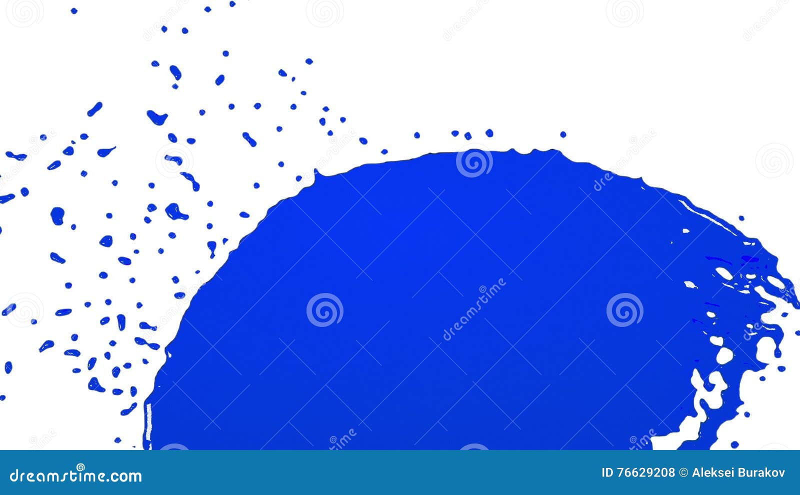 Blue Fluid Stream Hits a Surface. Clear Liquid Stock Footage - Video of ...