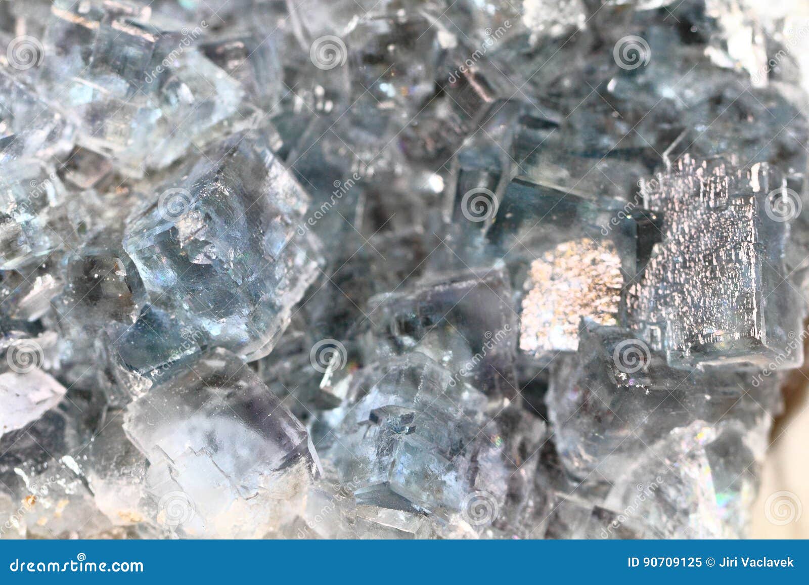 Blue Fluorite Mineral Background Stock Image - Image of background ...