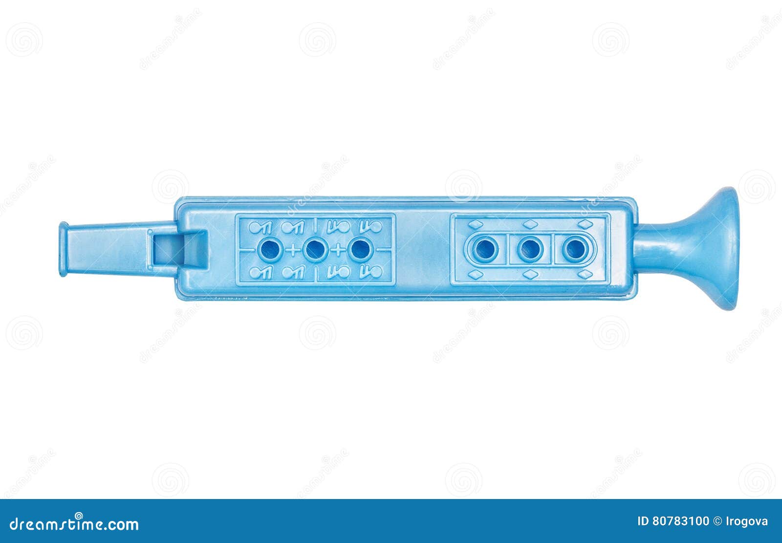 Blue Flute, Toy for Children Stock Photo - Image of bright, instrument ...