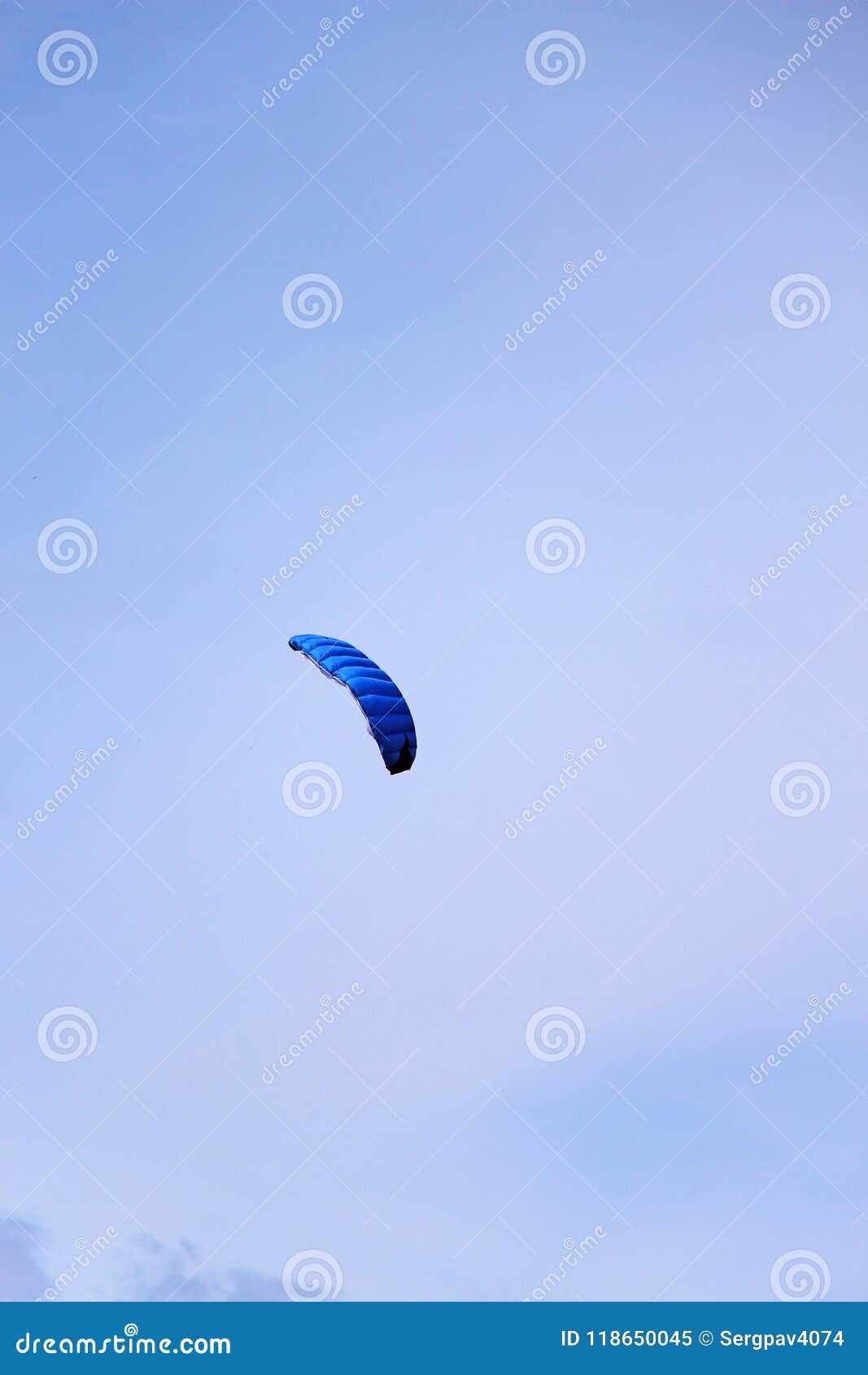 Blue Flying Kite in the Sky Stock Image - Image of happiness, high ...