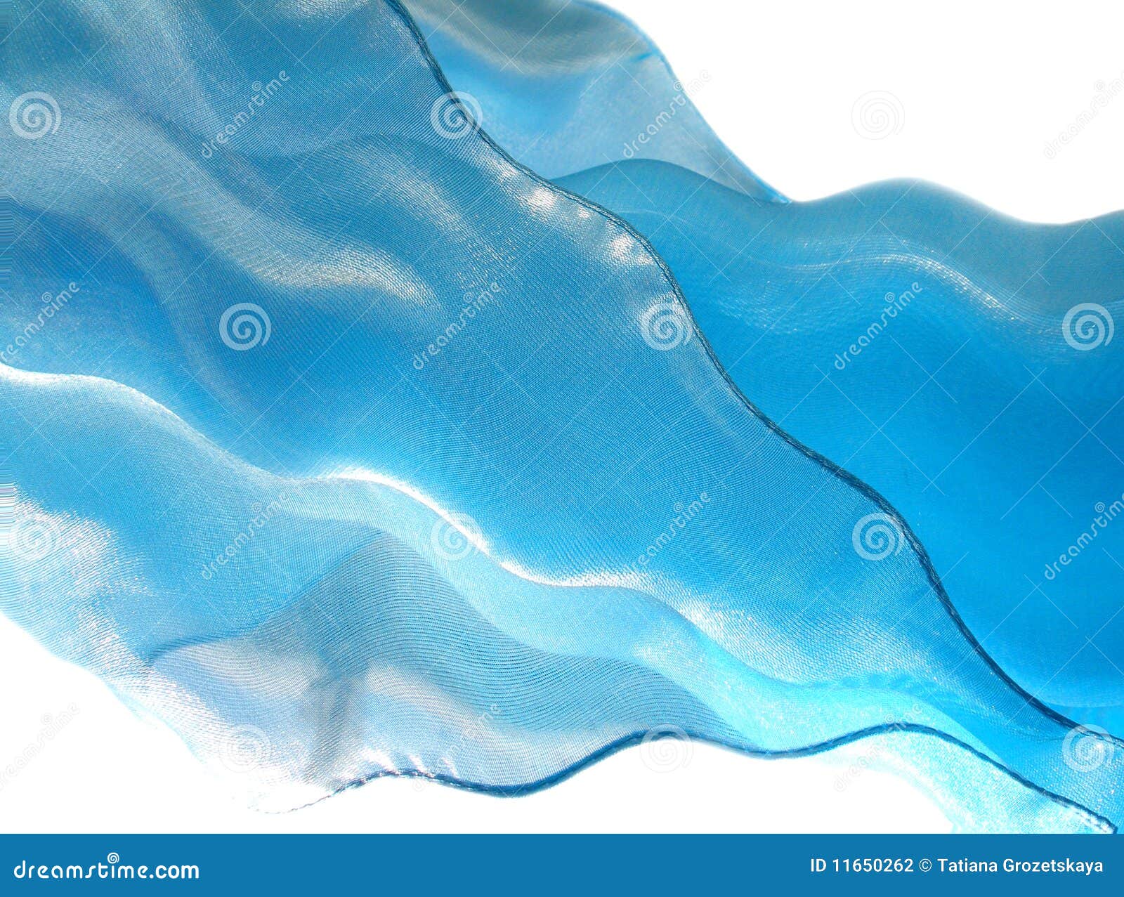 Blue flying silk stock photo. Image of decor, material - 11650262