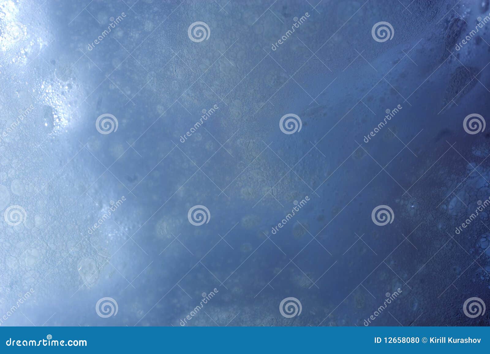 Blue foam stock photo. Image of bubble, unreal, abstract - 12658080