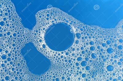 Blue foam stock photo. Image of bare, cleaning, liquid - 164234