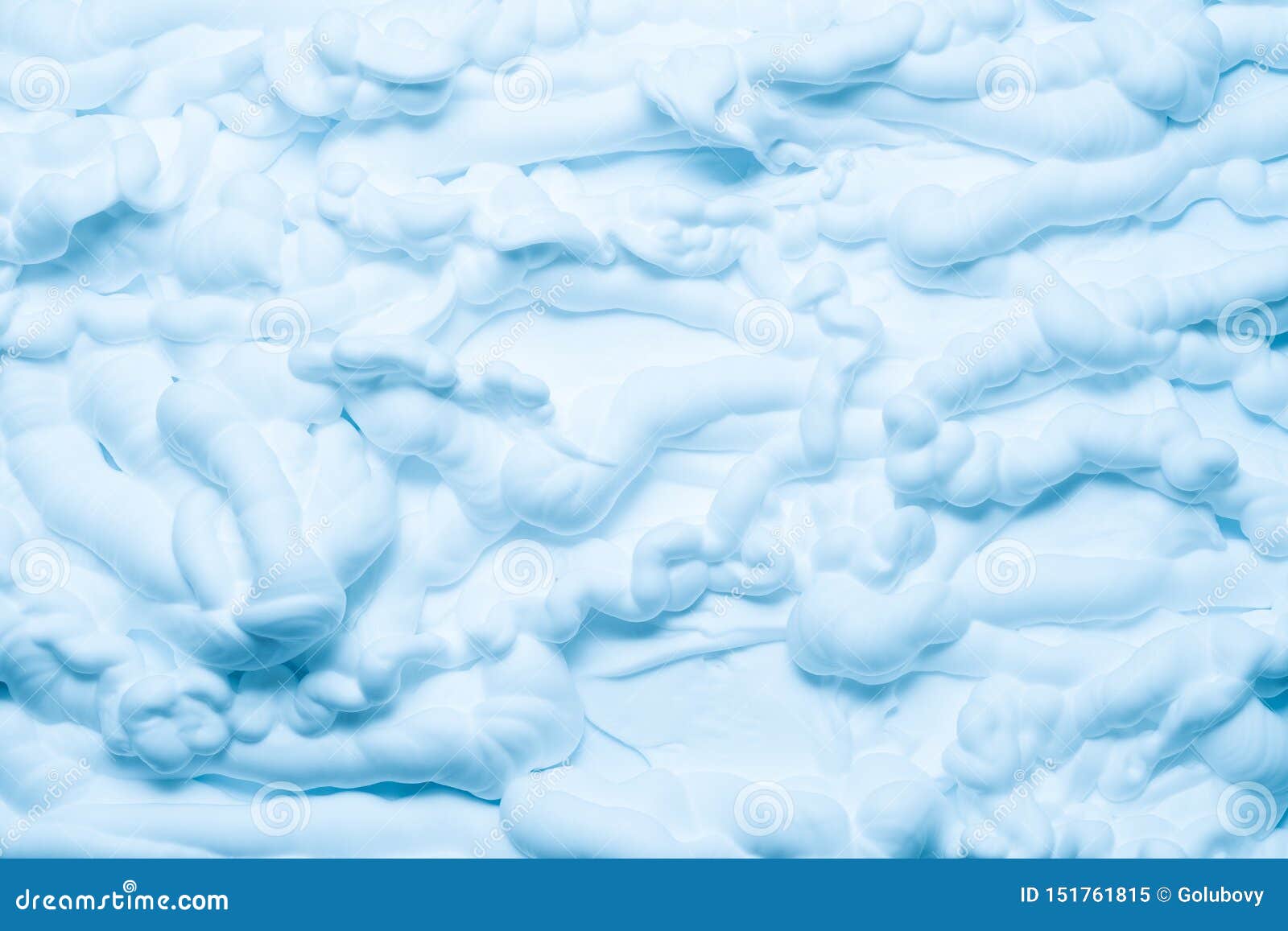 Blue Foam Texture Abstract Background Mousse Stock Image - Image of ...