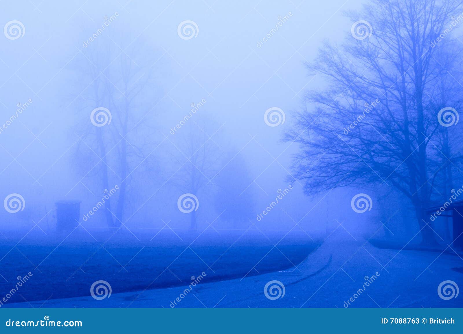 Blue fog stock image. Image of colours, inspiring, inspirational - 7088763