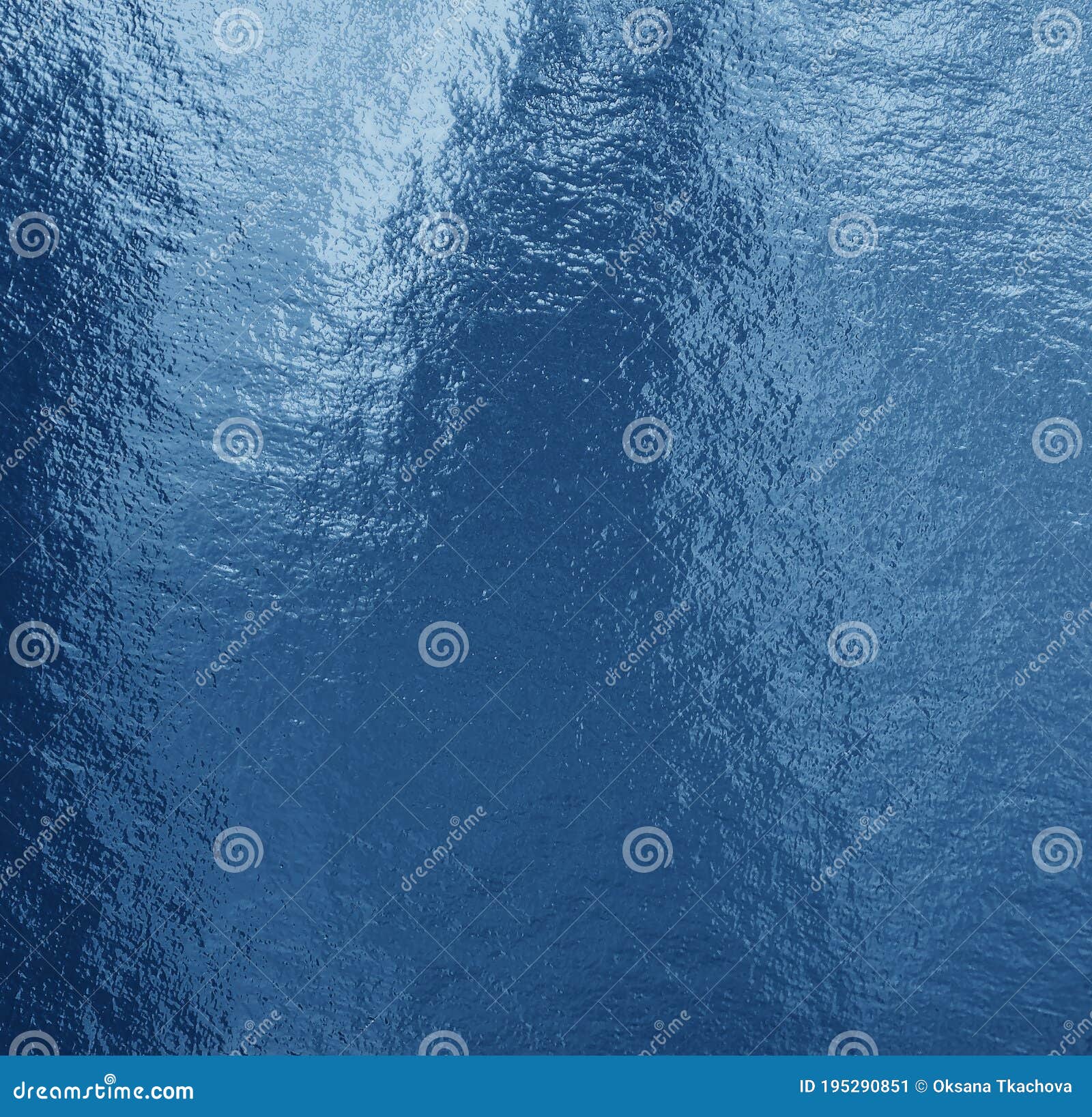 Blue Foil Background With Highlights And Uneven Texture Stock Image ...