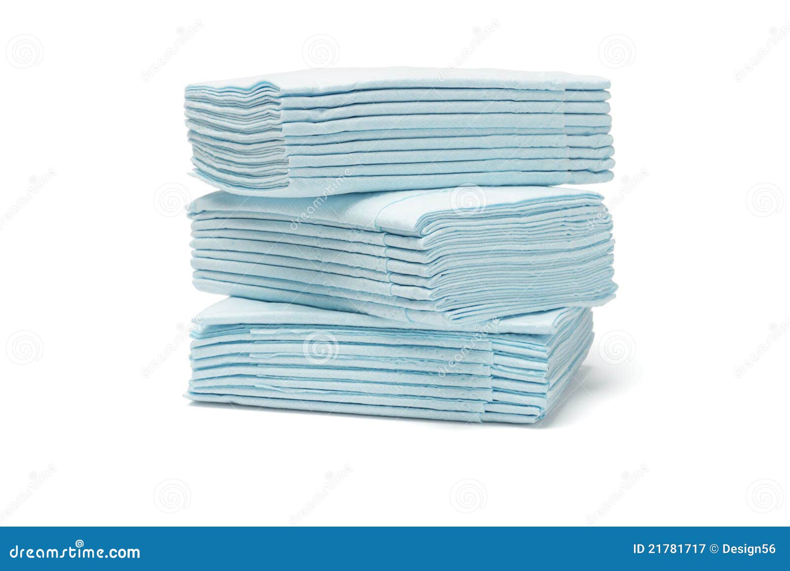 Blue folded tissue papers stock image. Image of healthy - 21781717