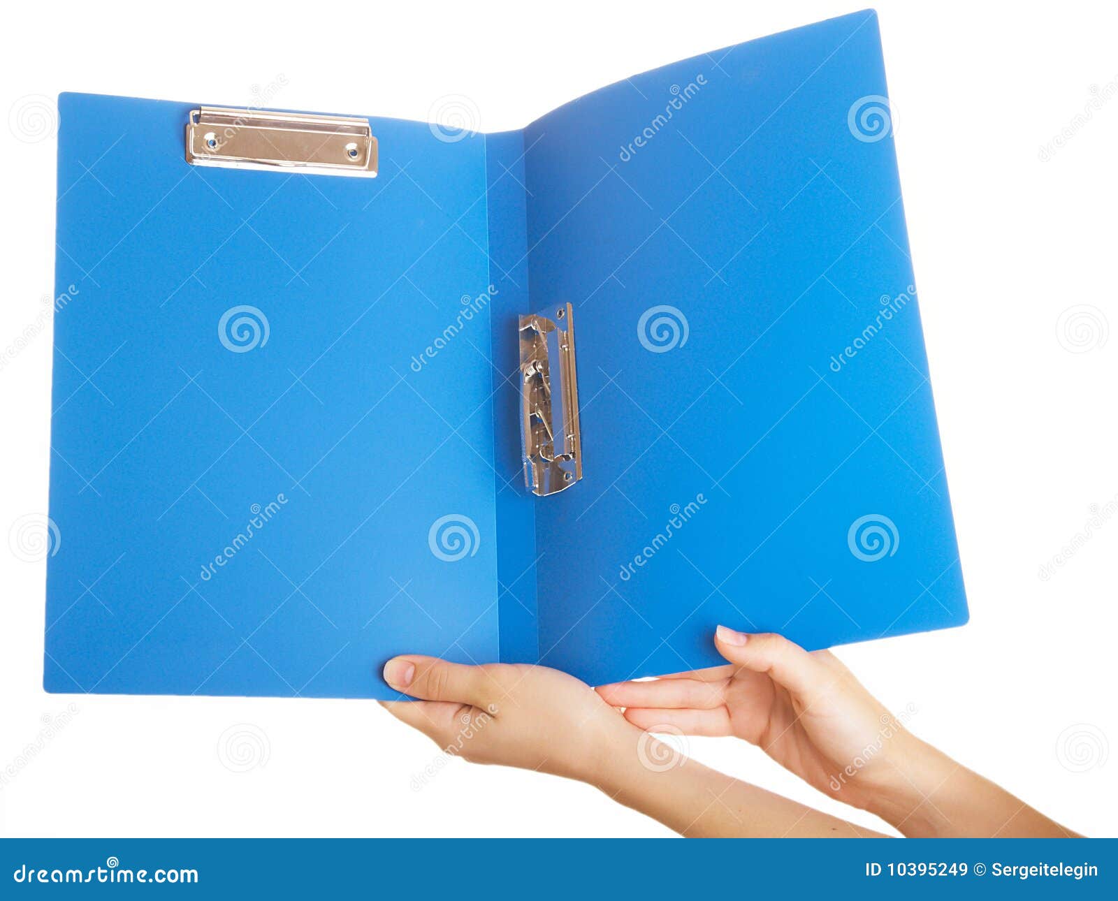 Blue folder stock image. Image of cropped, folder, worker - 10395249