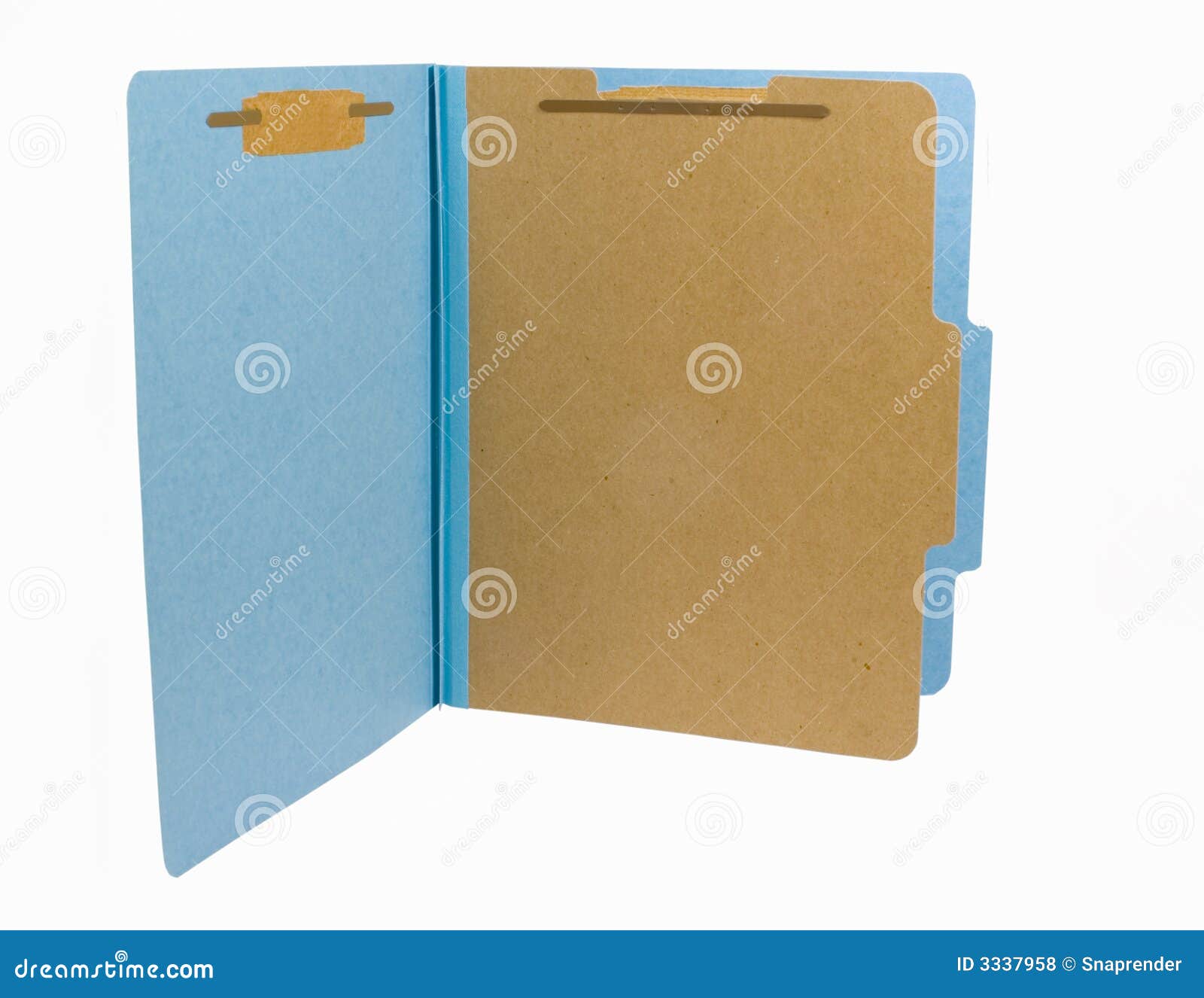 Blue Folder With Financial Statements Royalty-Free Stock Photography ...